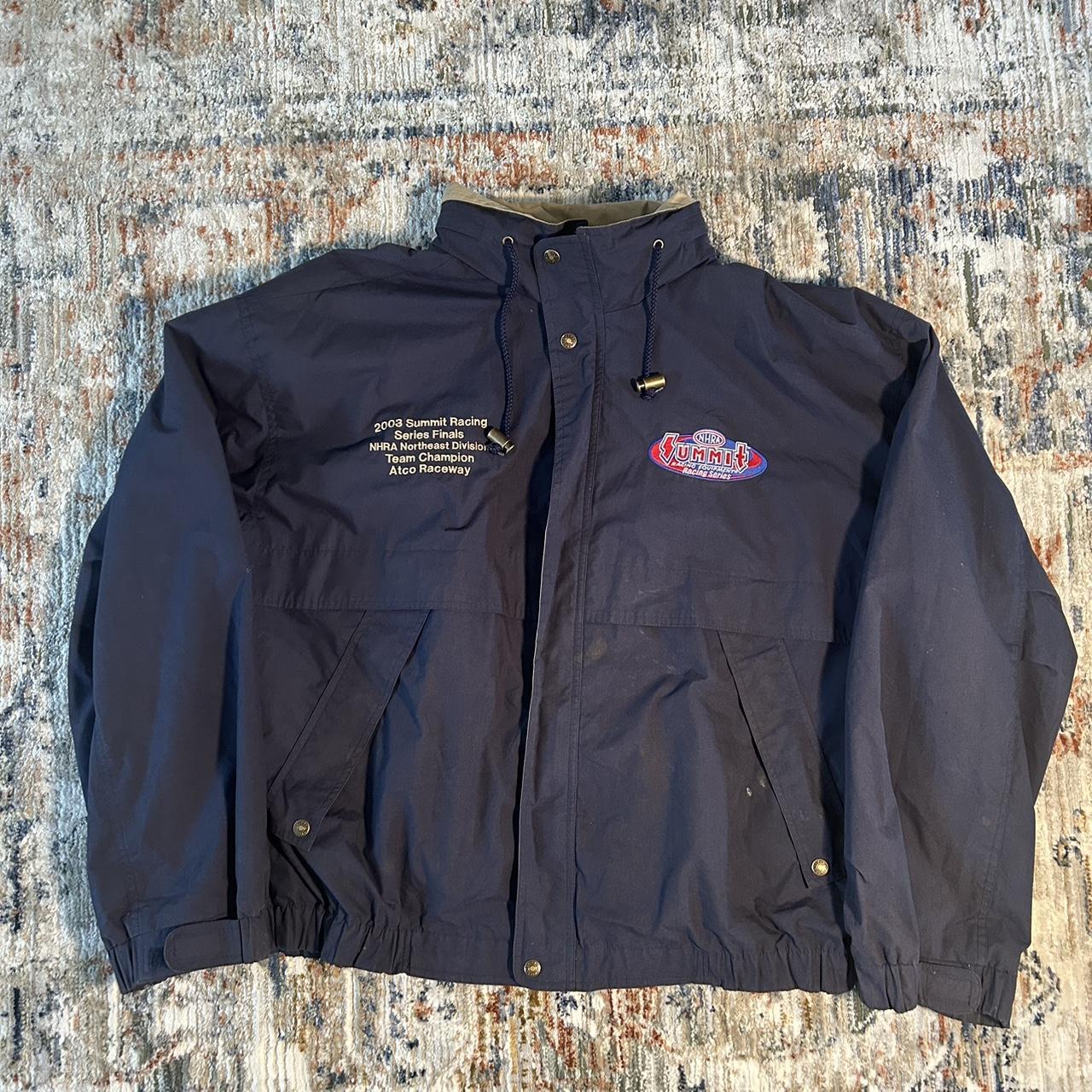 Atco Raceway 2003 NHRA Summit racing series jacket... | Depop