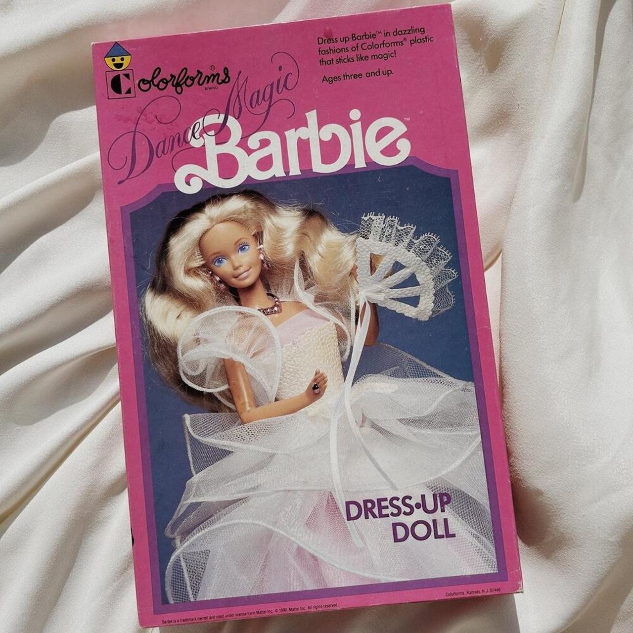 Vintage Dress up Barbie doll 🩷 Sticky dresses and... - Depop