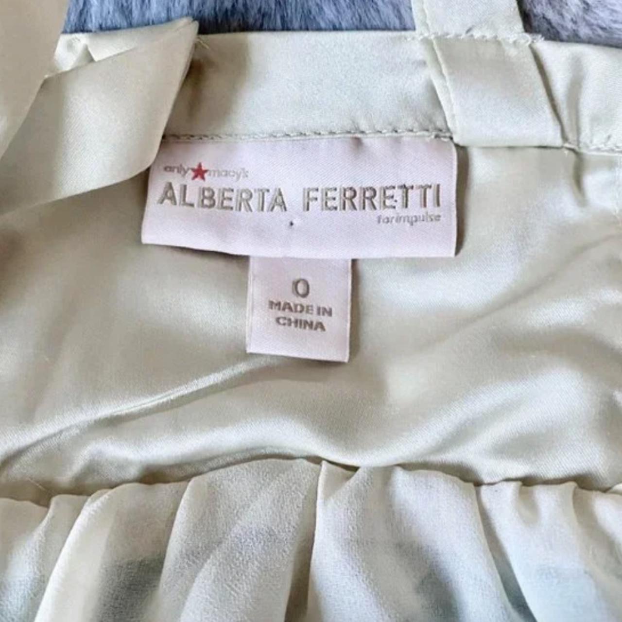 Alberta Ferretti Impulse Floral Print Pleated Bust... - Depop