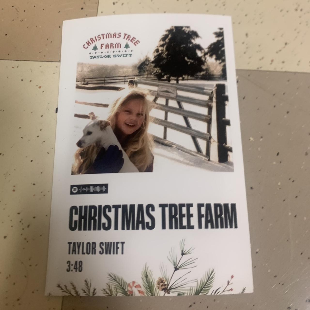 Taylor Swift Christmas Tree Farm mini poster 4x6... - Depop
