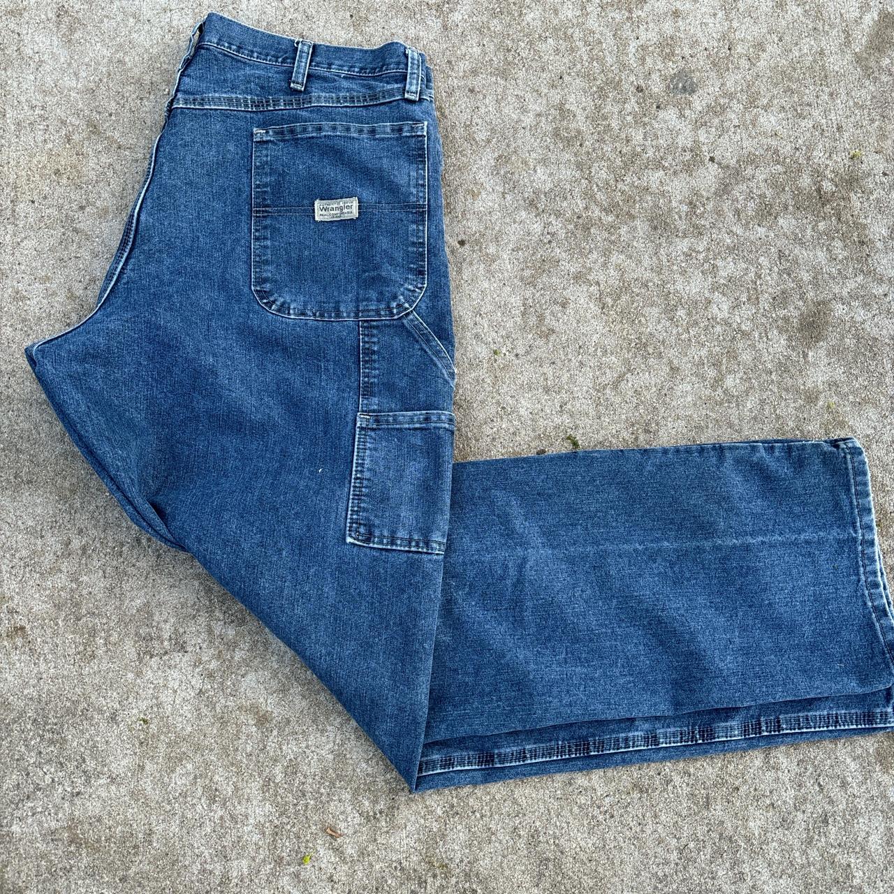 WRANGLER CARPENTER JEANS 38x34 - Depop