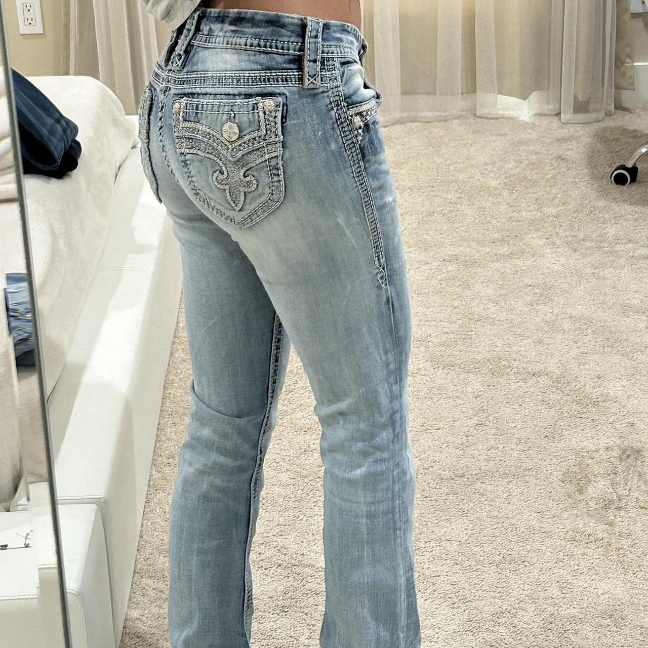 •Rock Revival Bootcut jeans• Size 27 worn in and... - Depop