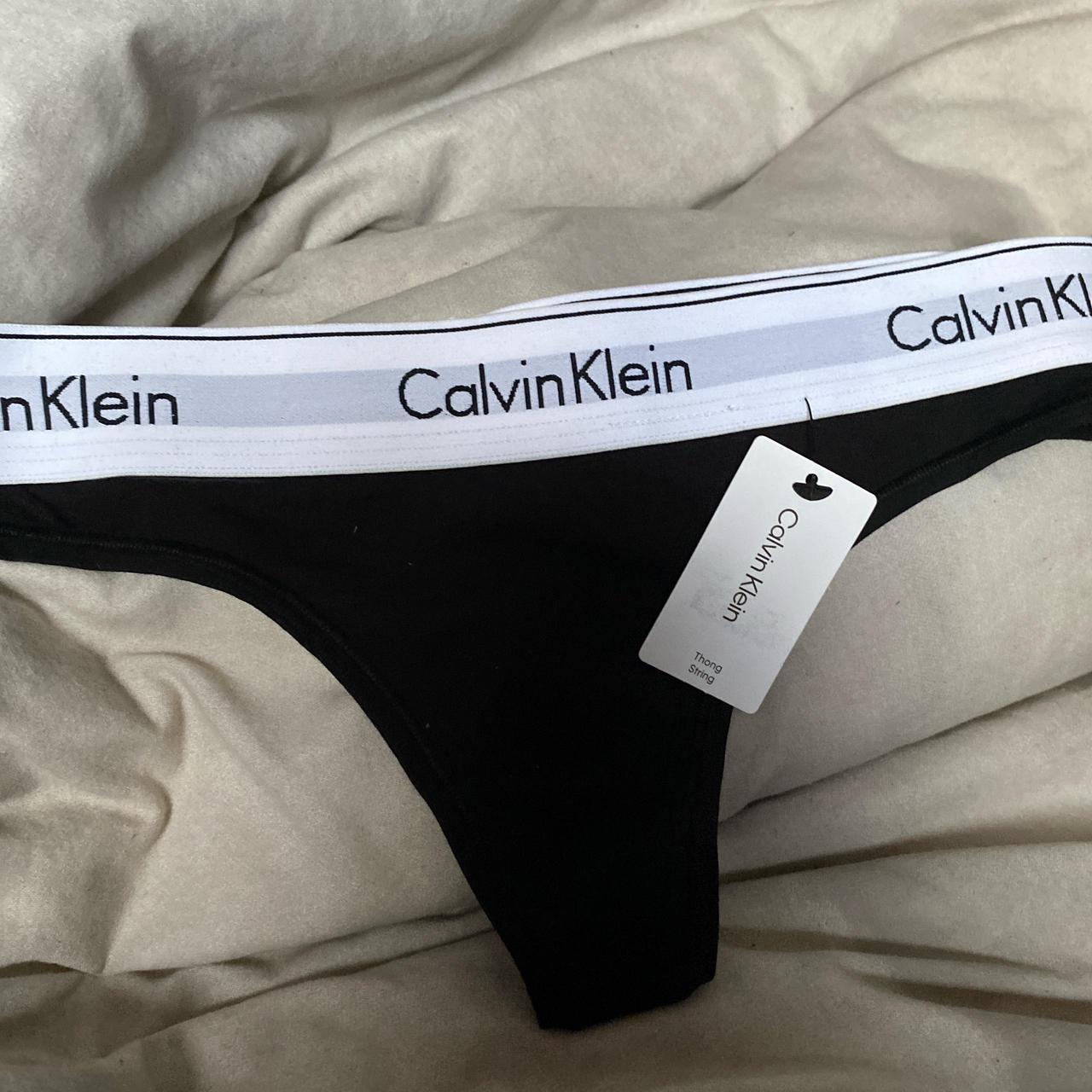 Black Calvin Klein g string brand new size small - Depop
