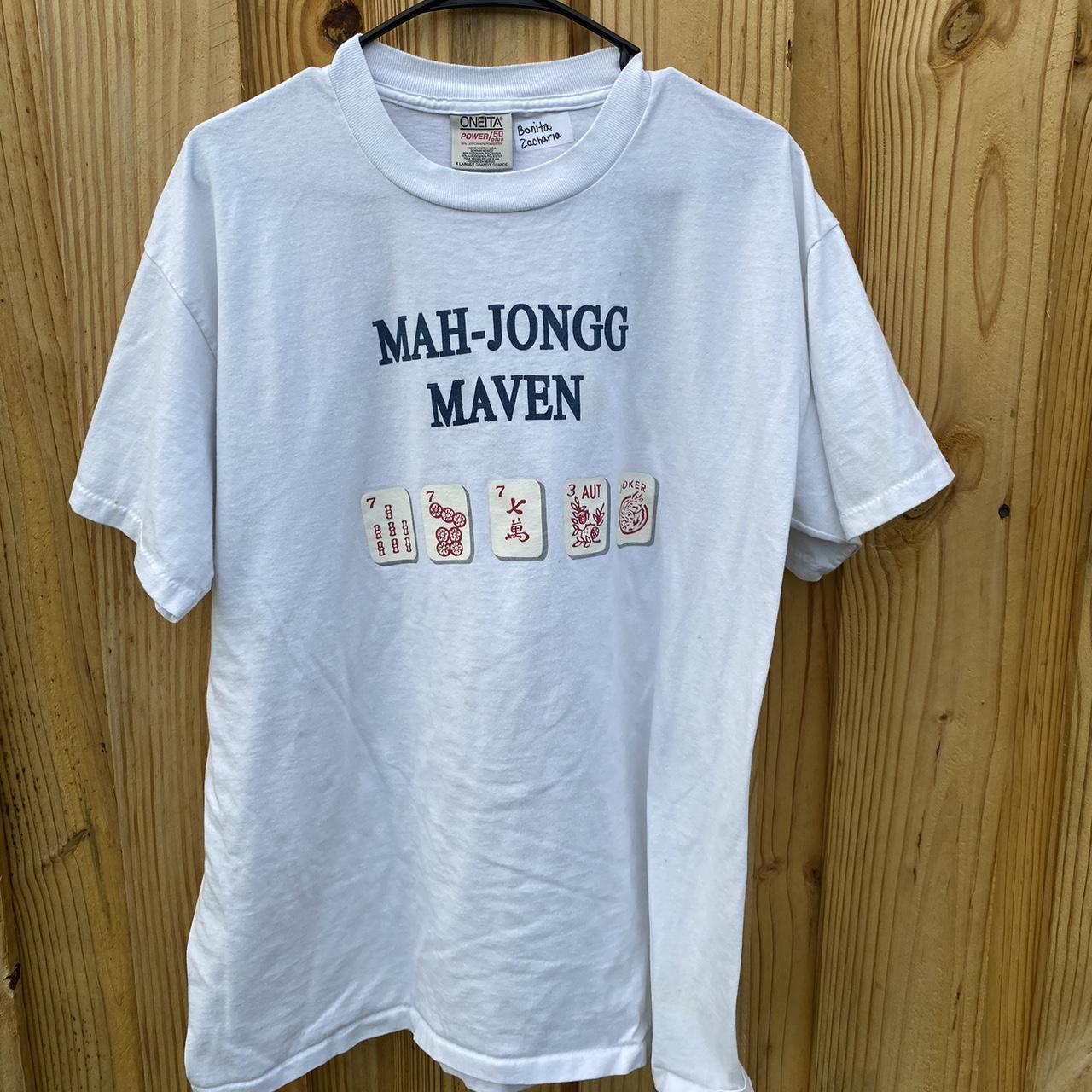MAH-JONGG MAVEN TEE - Single stitch - Depop