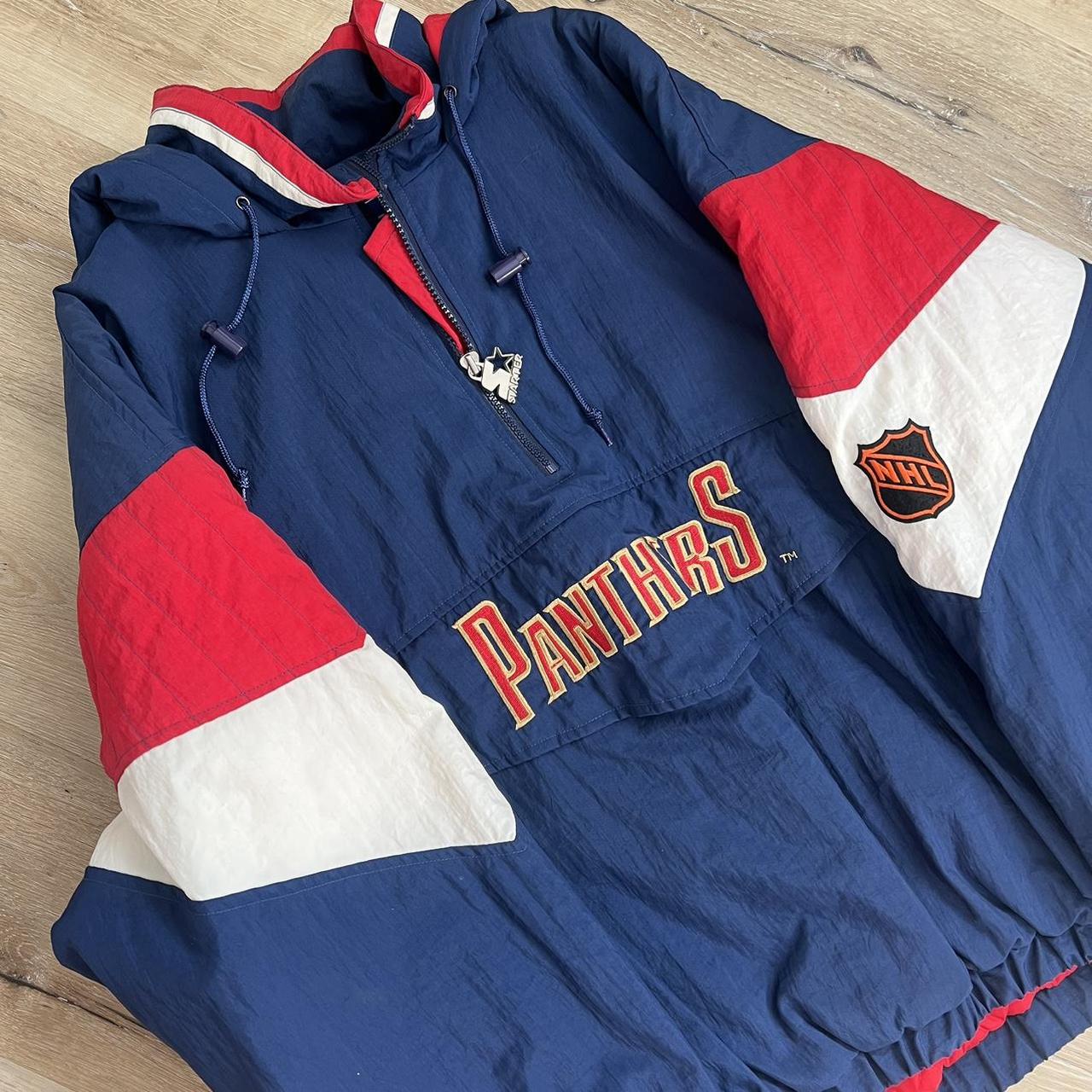 Vintage Florida Panthers Starter Jacket NHL Quarter... - Depop