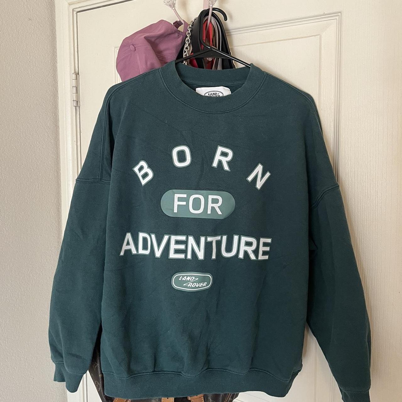 land rover crew neck 🫶🏼 size small, oversized fit - Depop