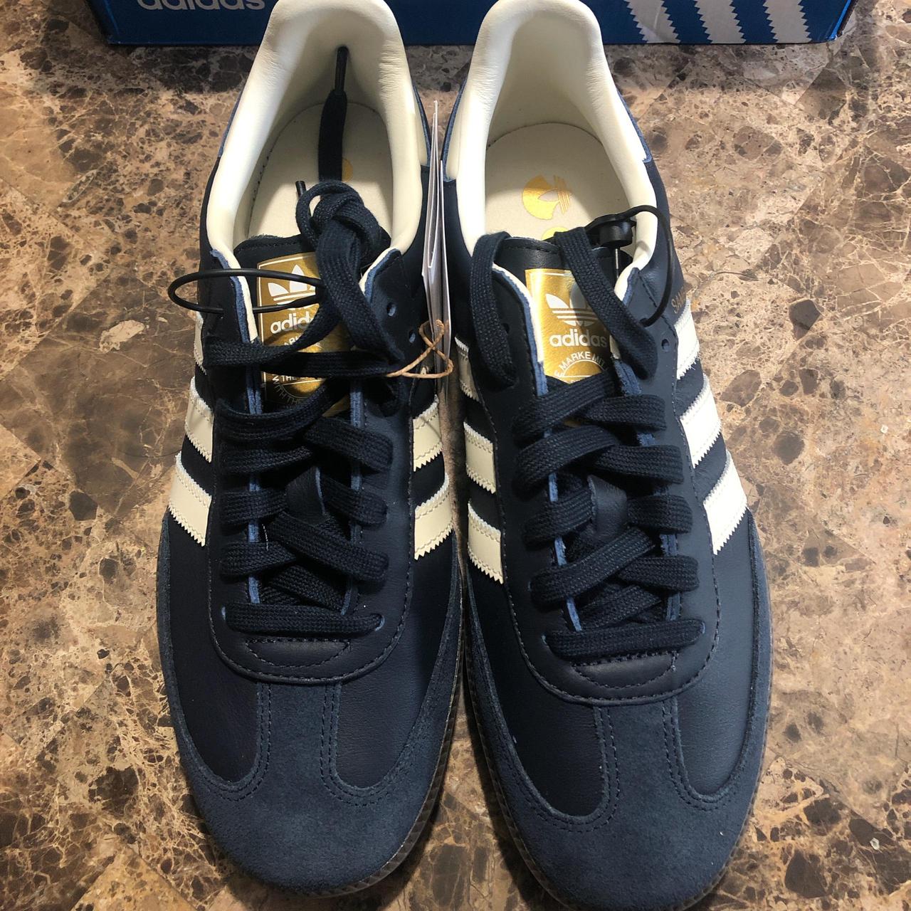 Adidas Navy Samba Og size US 9 - Depop