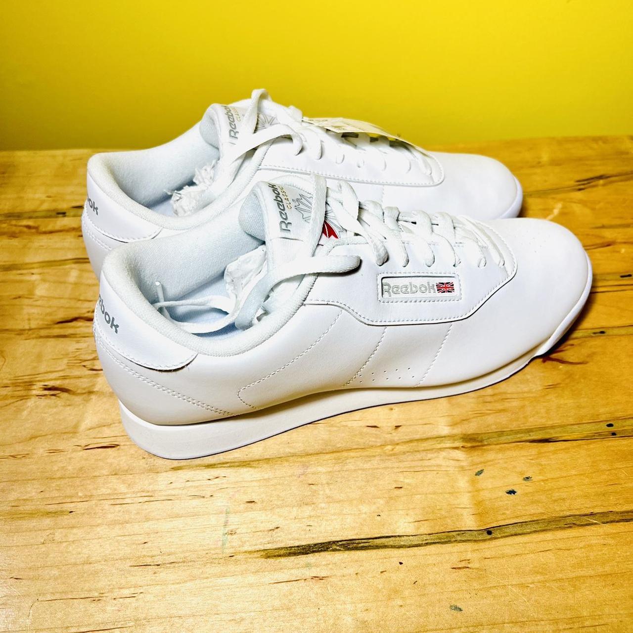 Reebok Women's White Trainers | Depop
