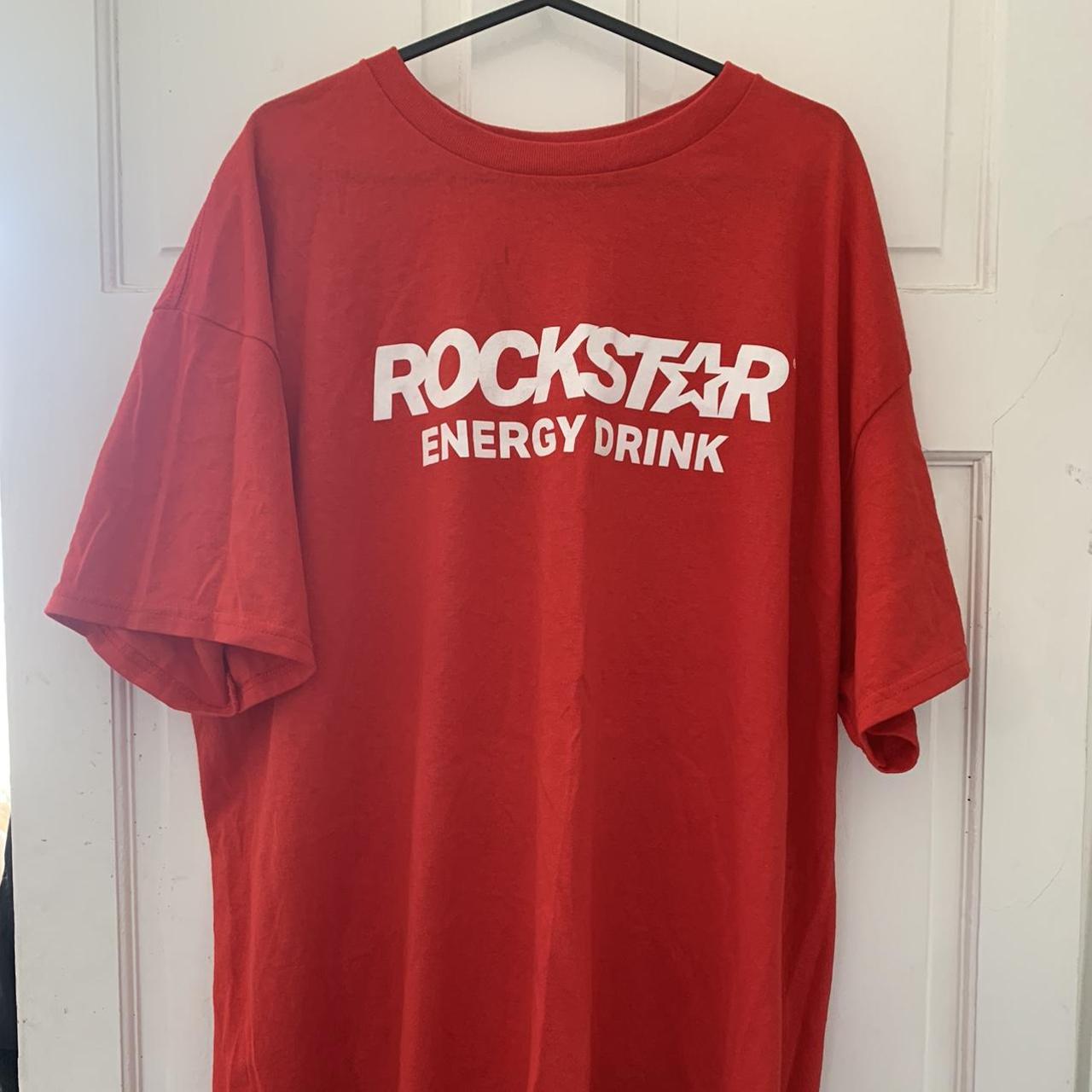 Rockstar energy drink tee T-shirt official... - Depop