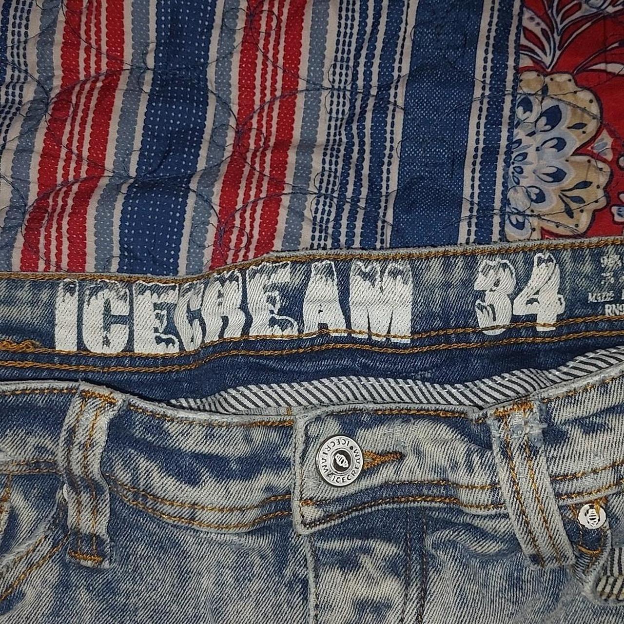 ICECREAM BBC Skinny Jeans Distressed skinny jeans No... - Depop