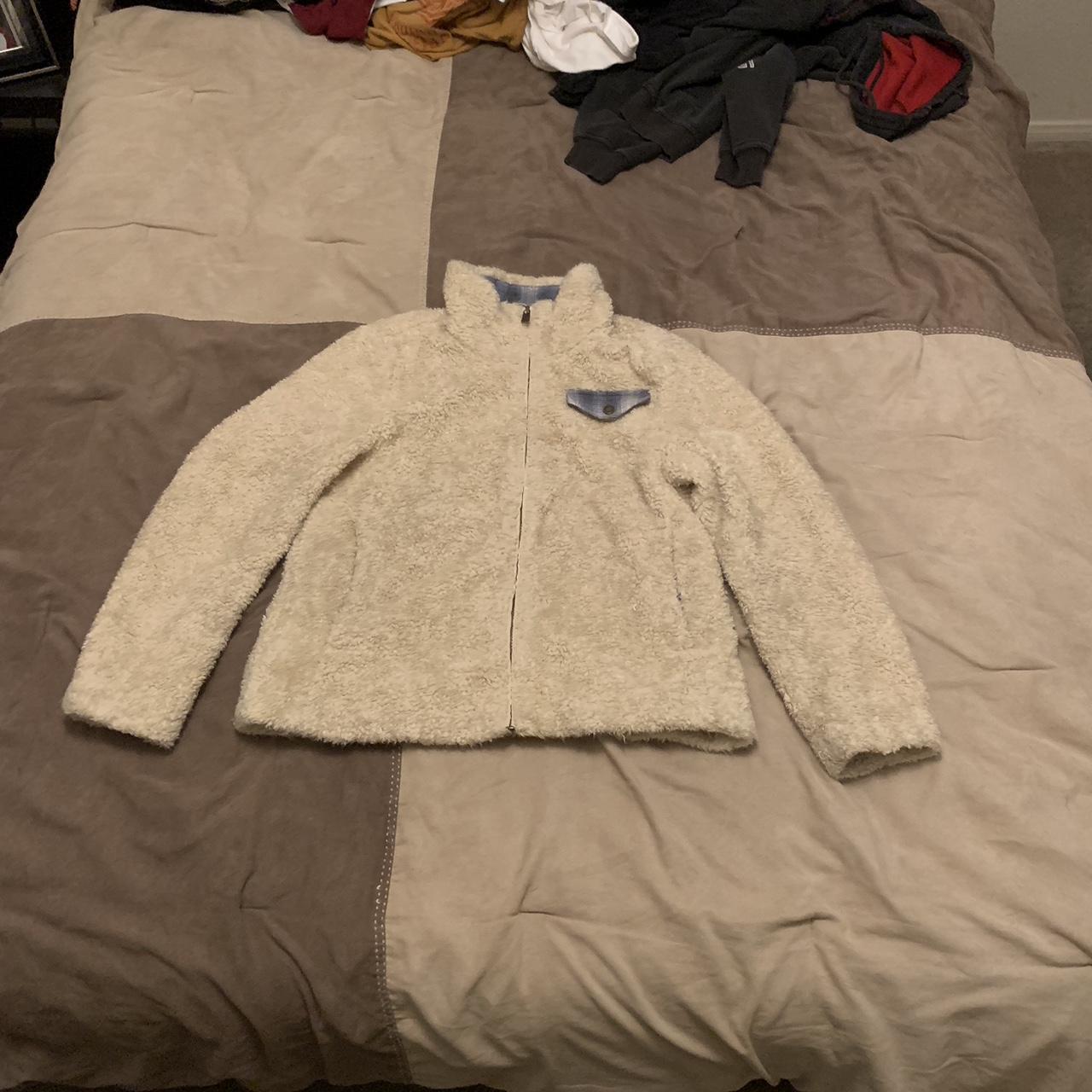 Vintage 90s Pendleton wool fleece sweater zip up... - Depop