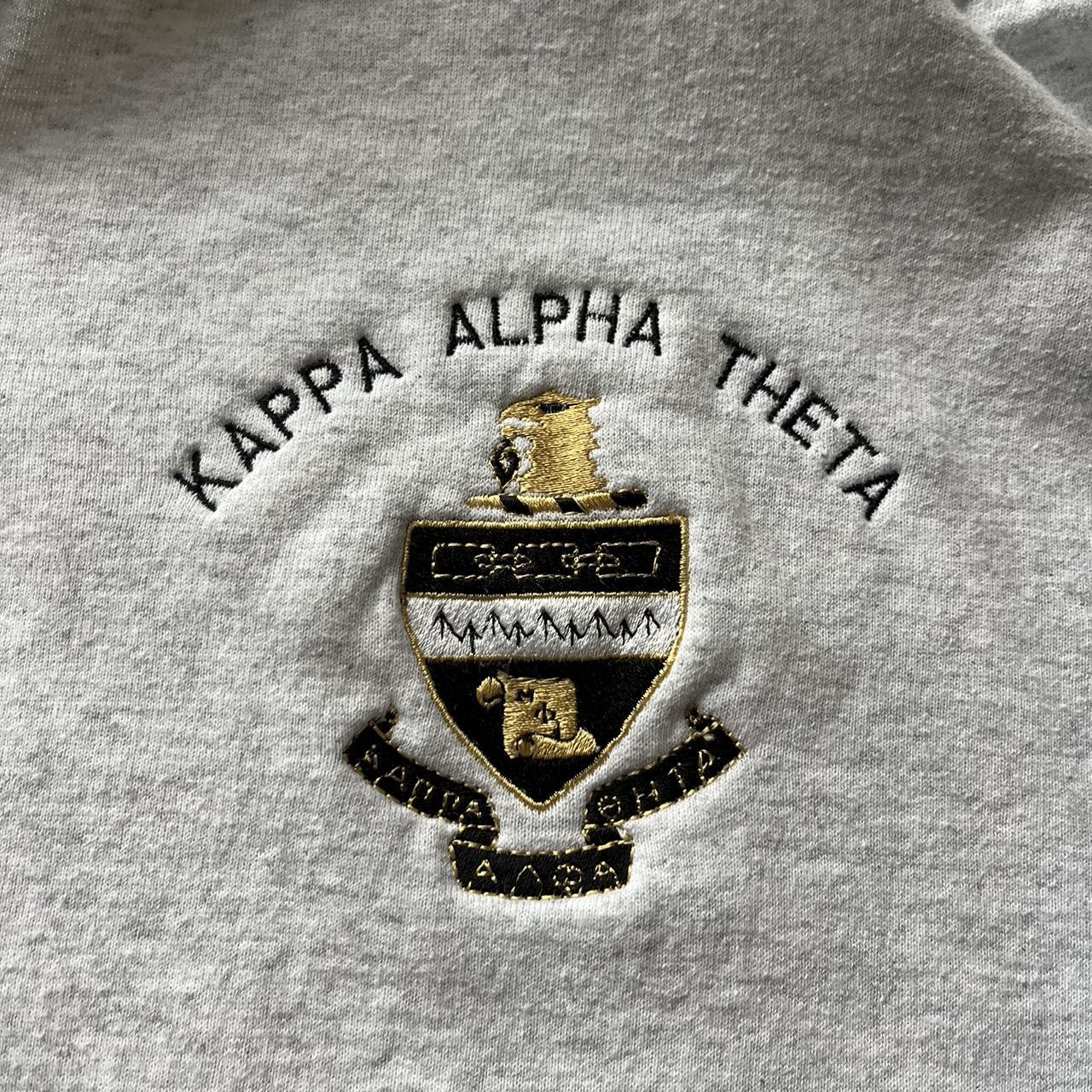 Kappa Alpha Theta Embroidered Jacket NEVER WORN... - Depop
