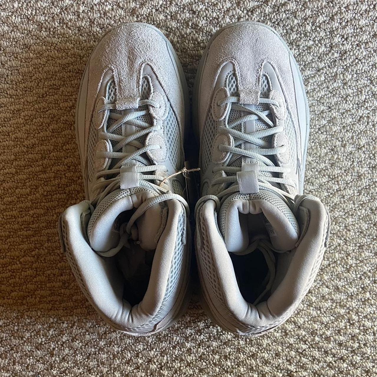 yeezy desert boots “salt” size 12.5 brand new with... - Depop