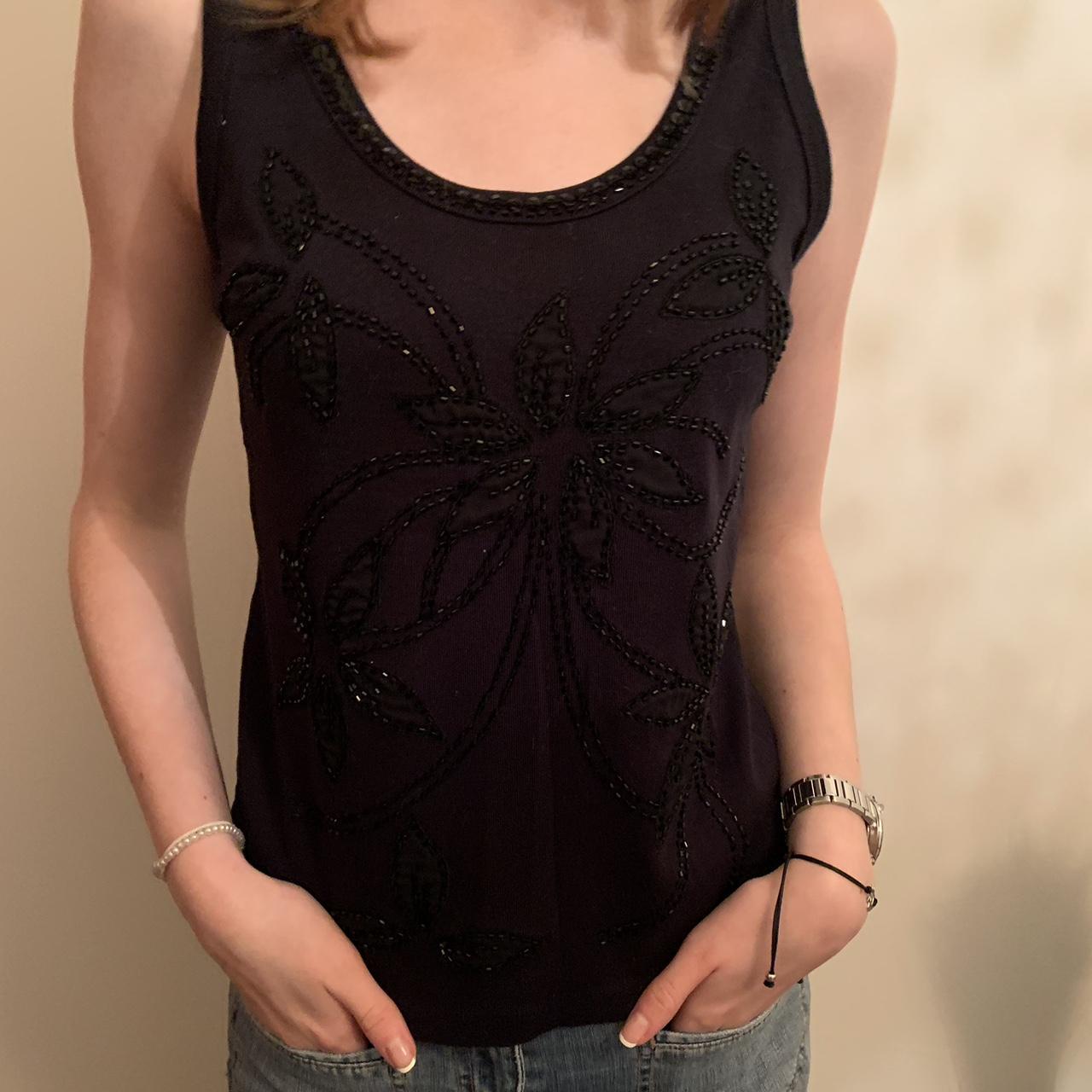 John Rocha Women's Black Vest | Depop