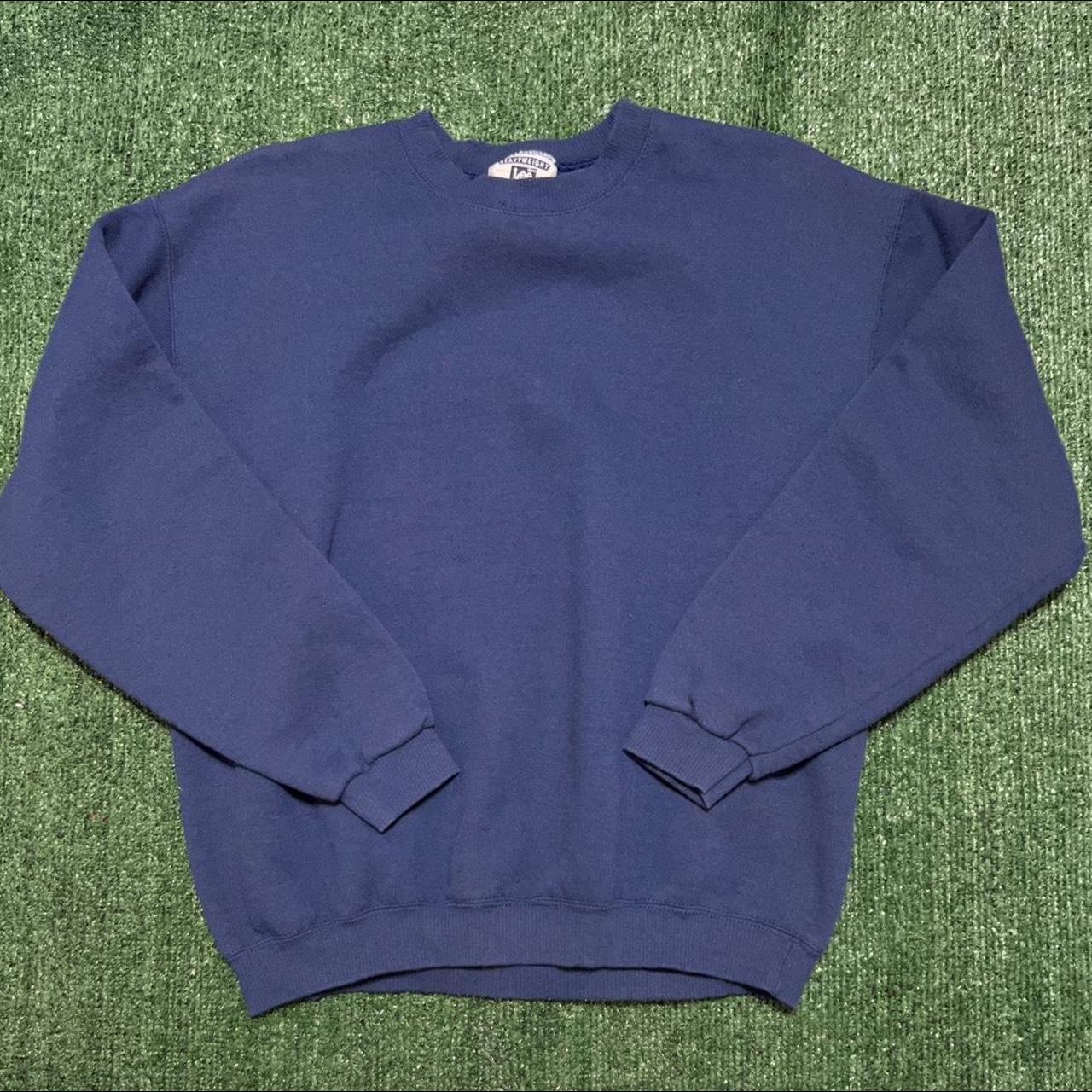 Vintage Lee Heavyweight Sweatshirt Size: tagged... - Depop