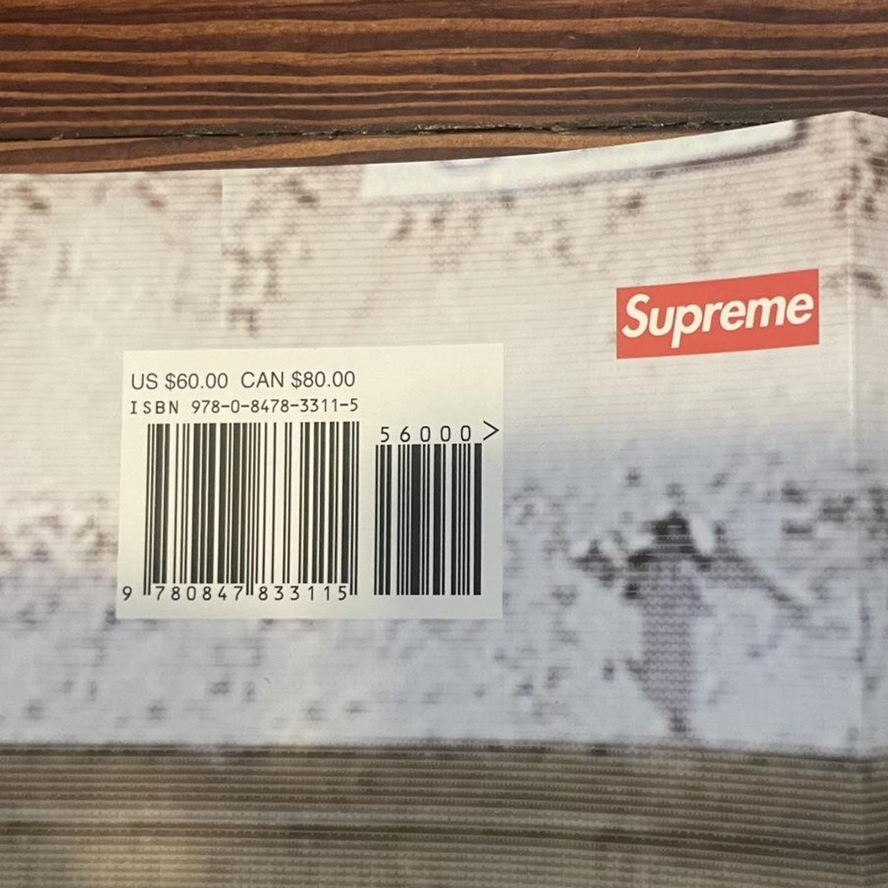 An awesome Supreme poster graces the back of the... - Depop