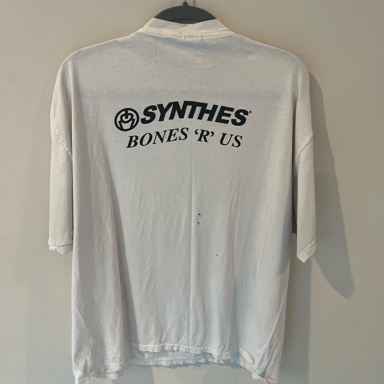 Vintage 1990’s Synthes “Bones ‘R’ Us” Shirt Super... - Depop