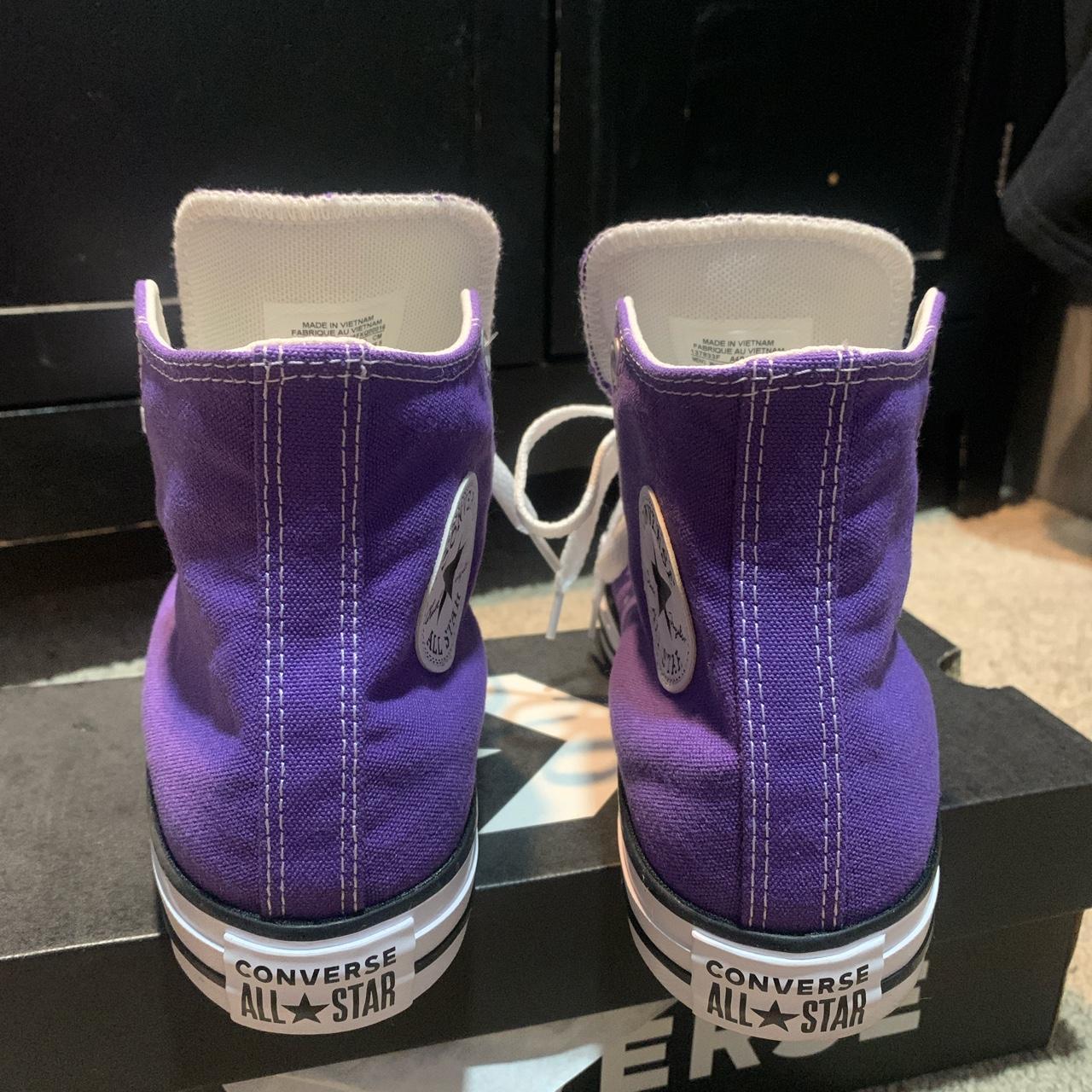 Converse Purple colorway Size 7 in men’s and size 9... - Depop