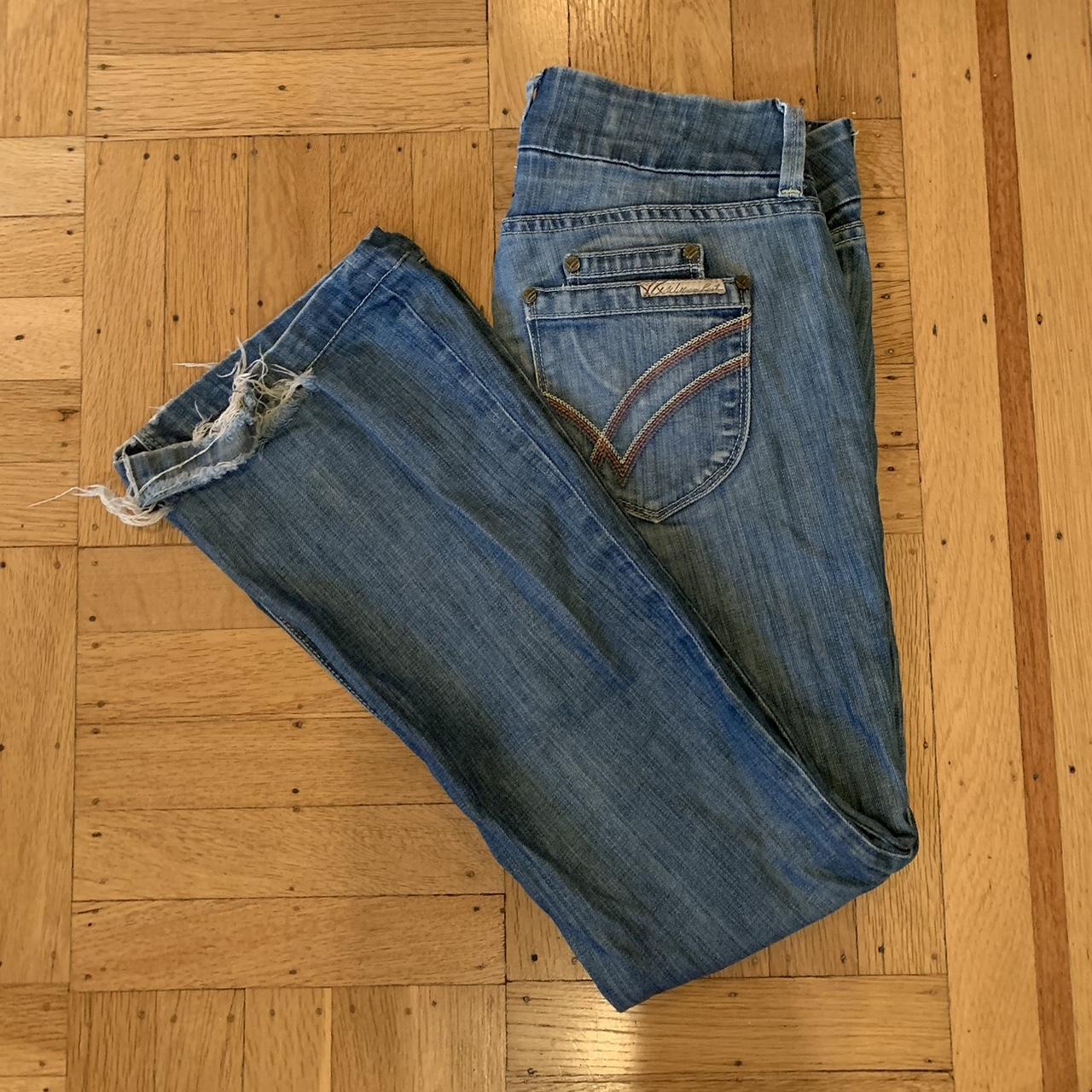 super cute william rast winona flare low rise jeans... - Depop
