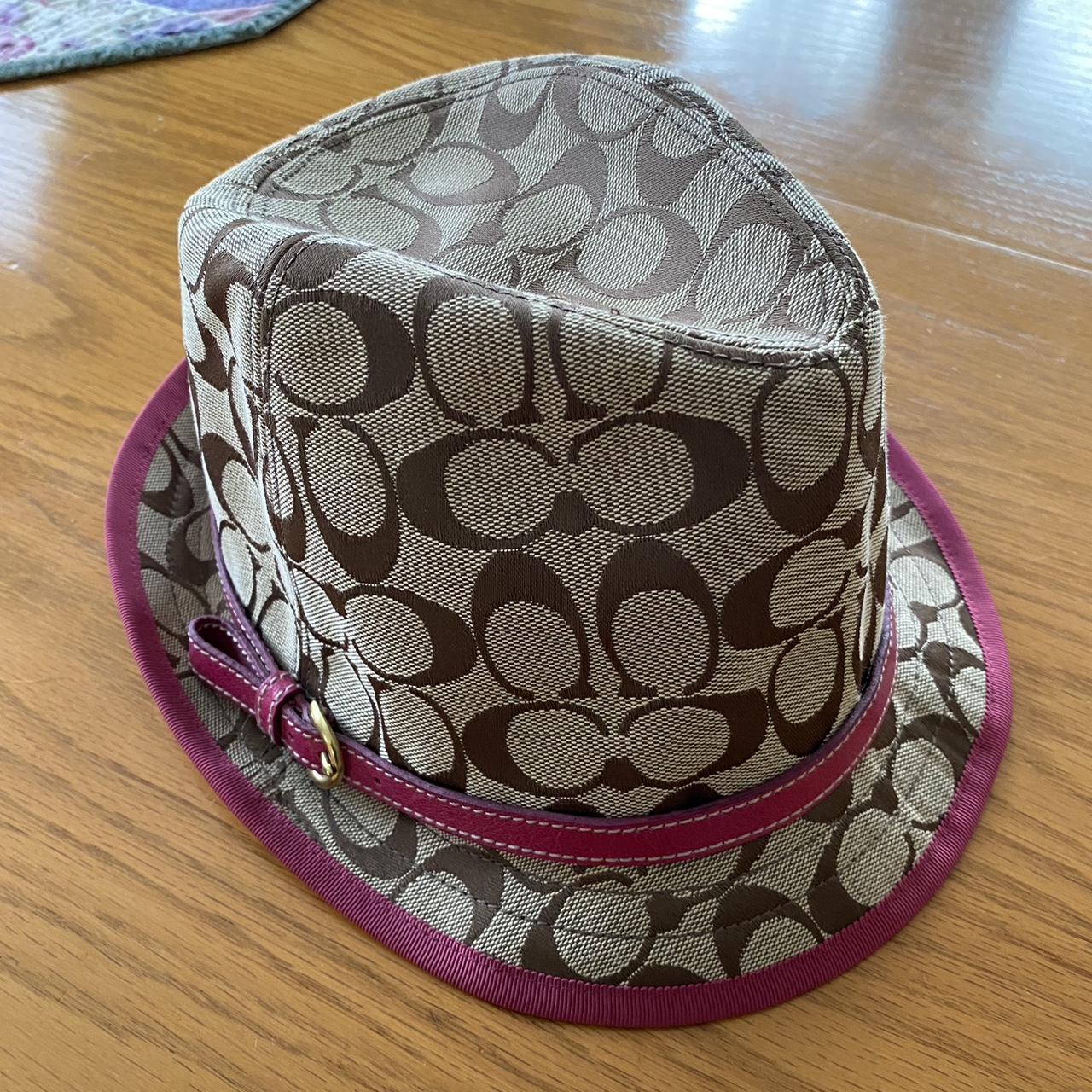 Coach Women's Brown and Tan Hat | Depop