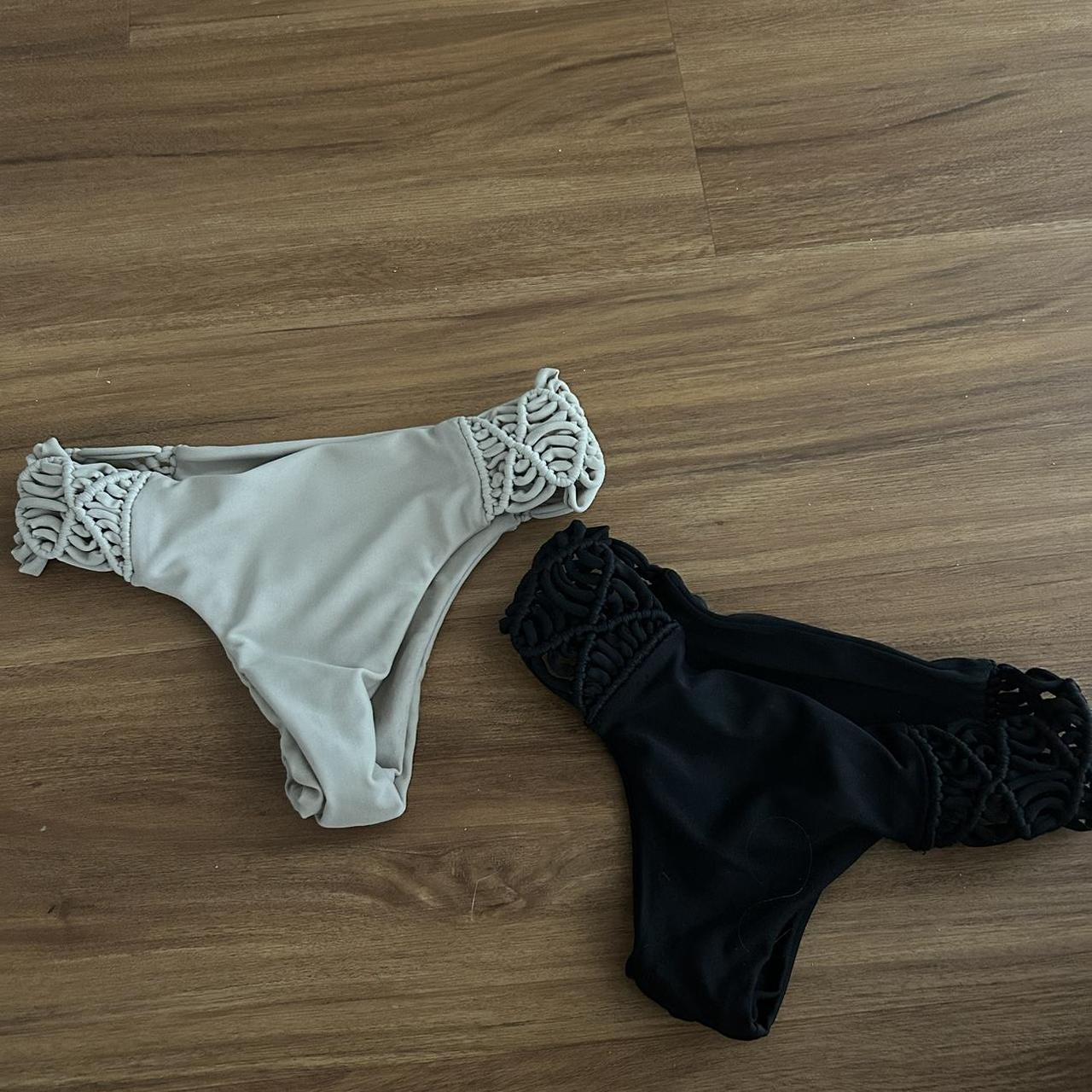 Mikoh bottoms set of 2, slight pilling on the tan... | Depop