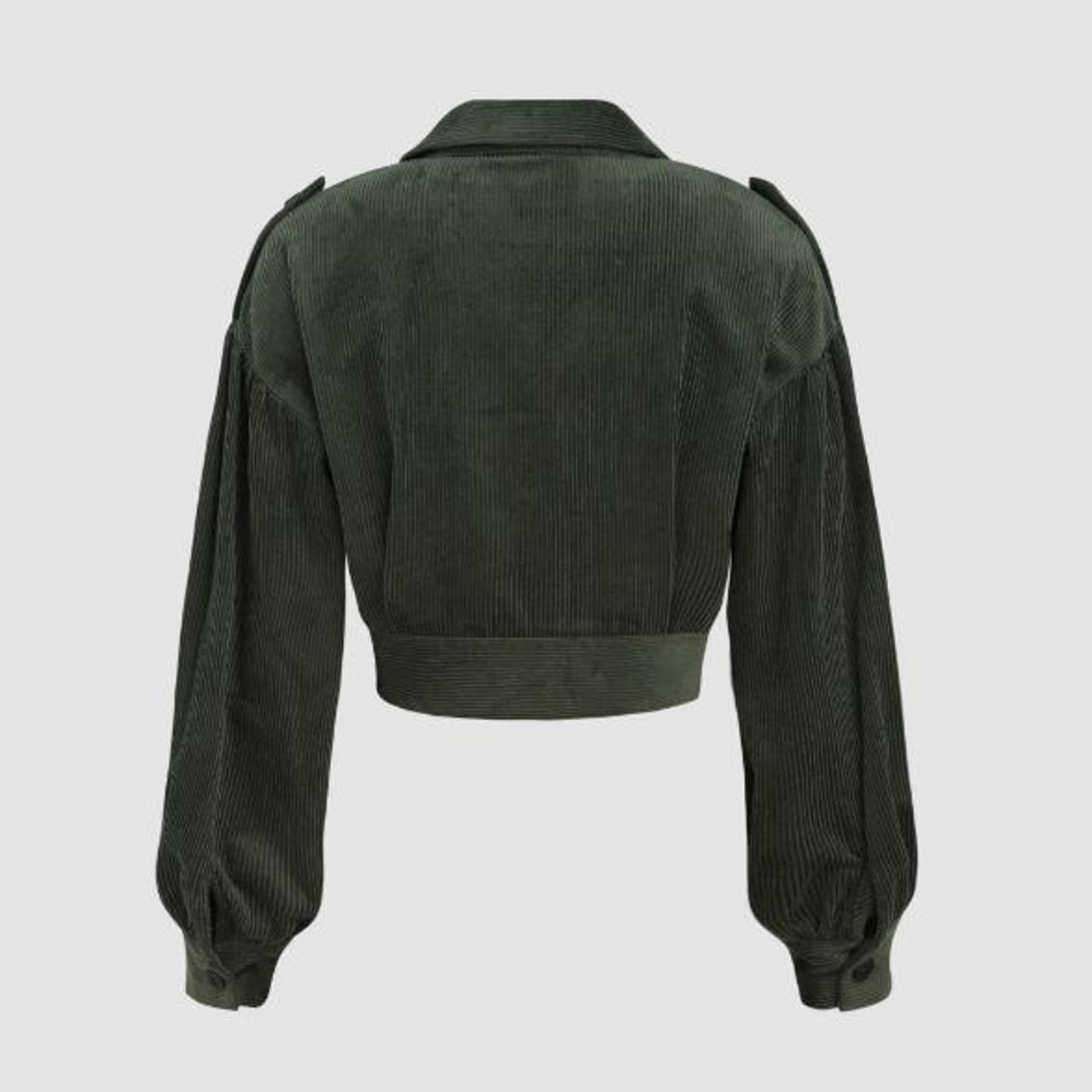 Cider green corduroy jacket Size medium... - Depop