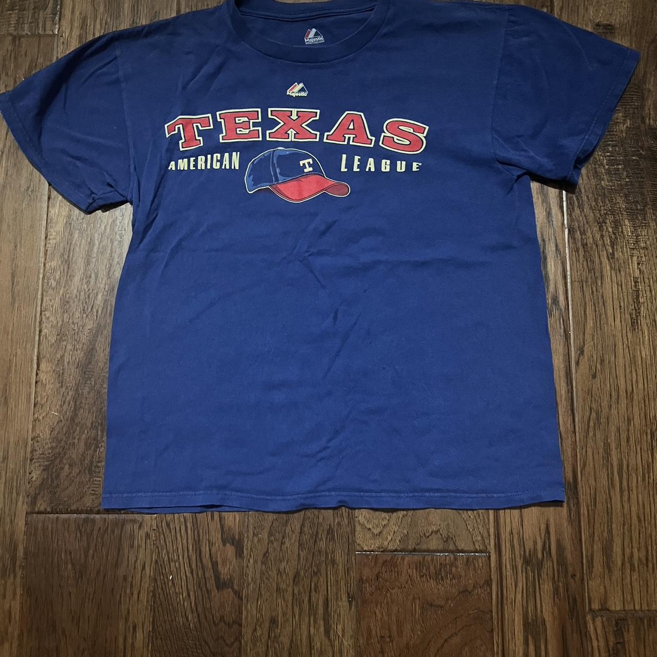Blue Texas rangers t shirt Size men’s medium No... - Depop