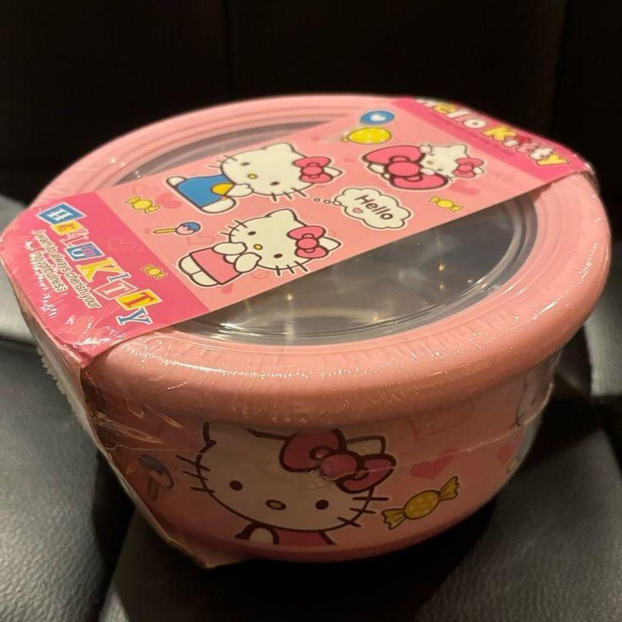 Hello Kitty Stainless Steel Ramen Bowl With Lid-... | Depop