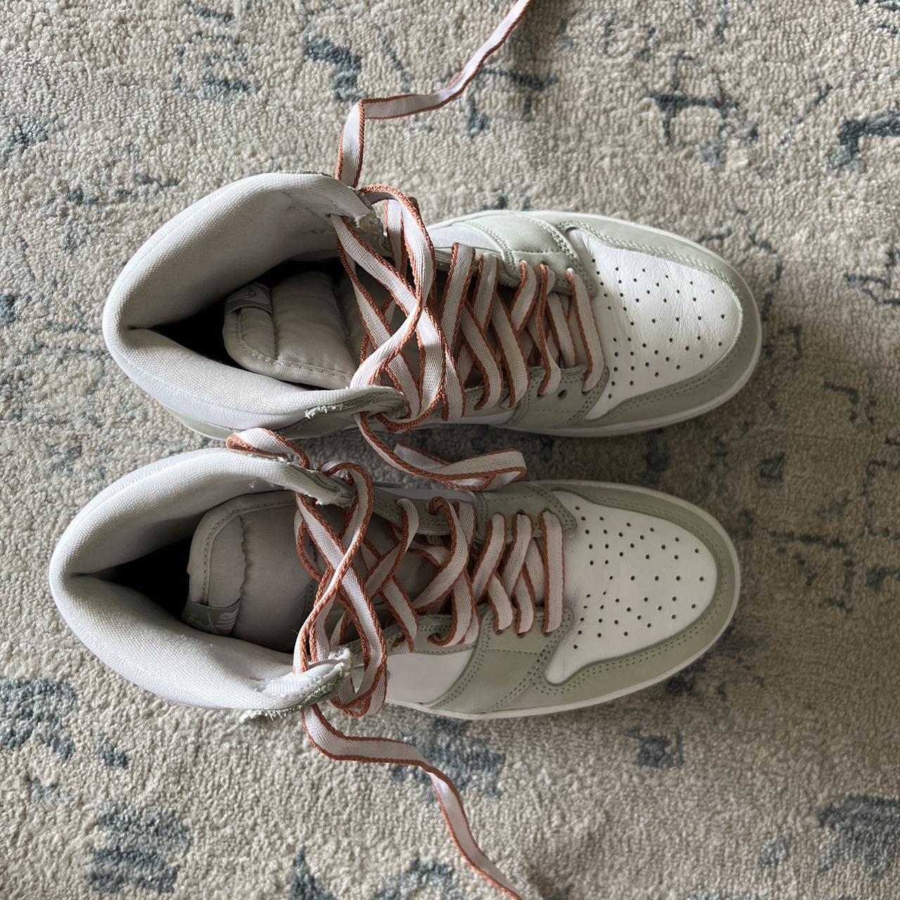 Jordan 1 retro high og seafoam women’s soze 6.... - Depop