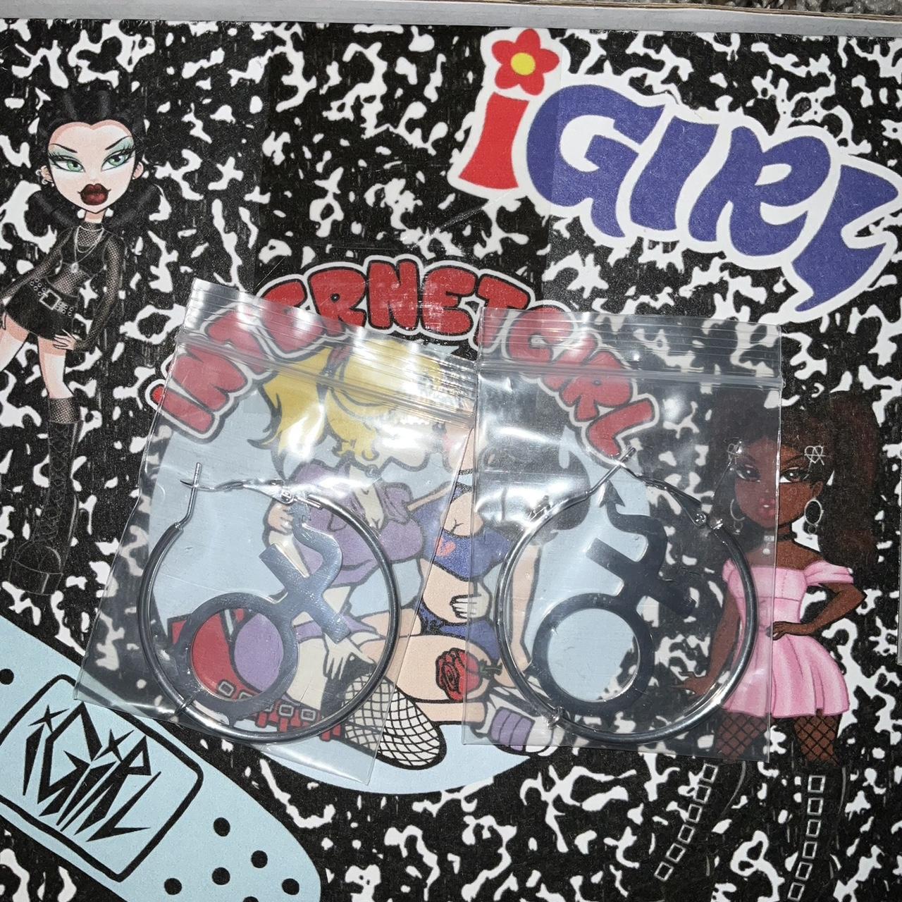 Evil She Devil Hoops. Never worn. Still in... - Depop