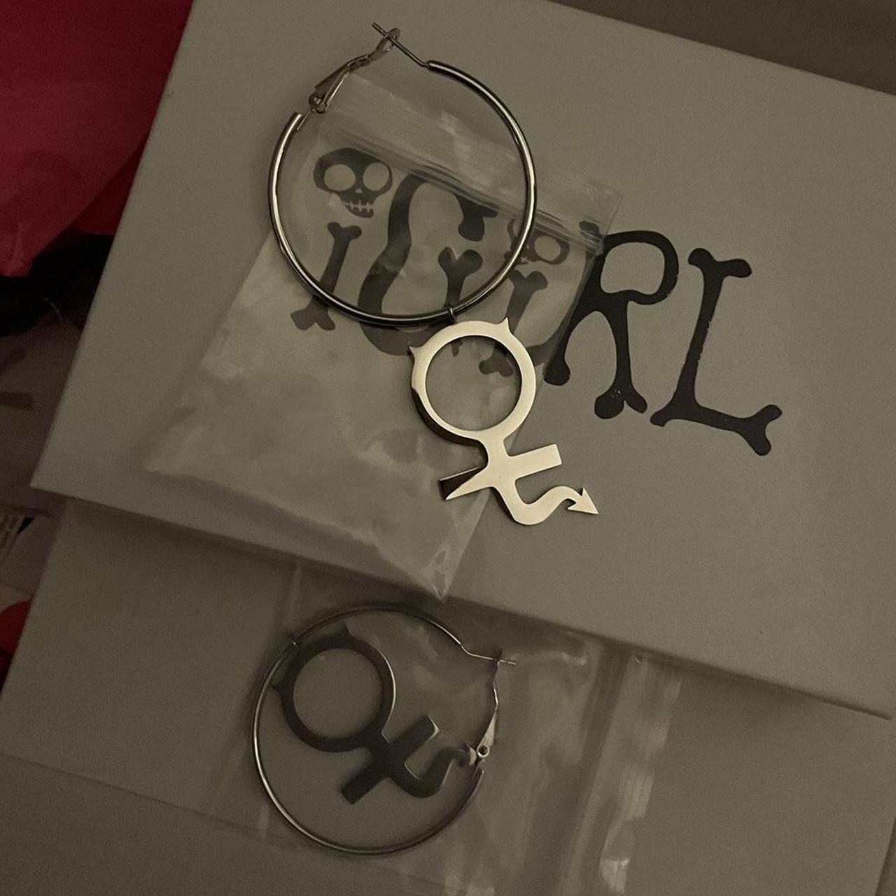 Evil She Devil Hoops. Never worn. Still in... - Depop