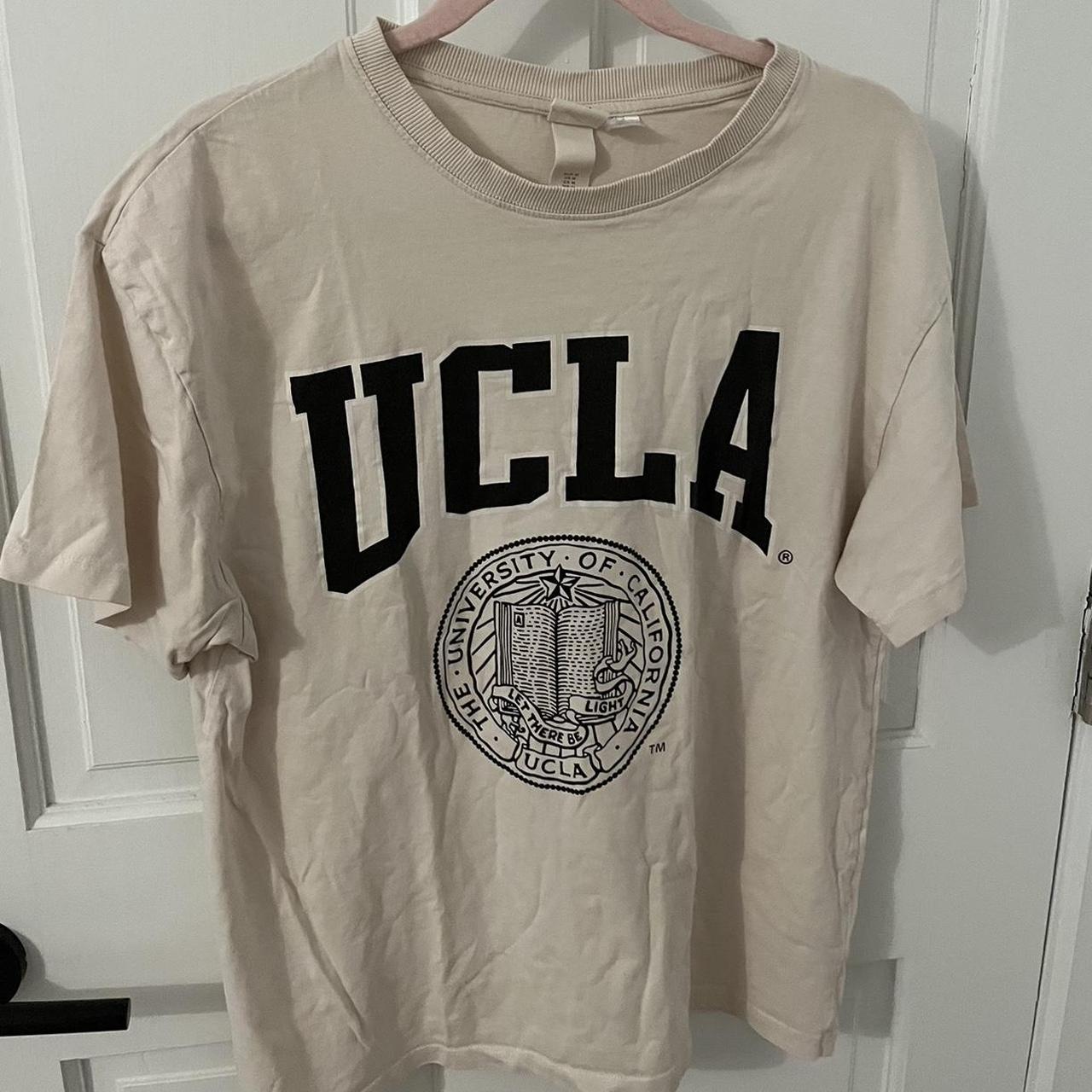 Beige ucla tshirt no returns & not responsible... - Depop