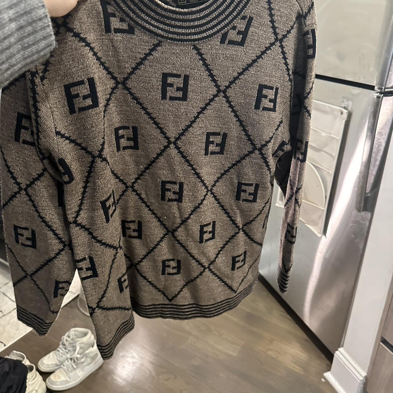 Fendi monogram sweater | Depop
