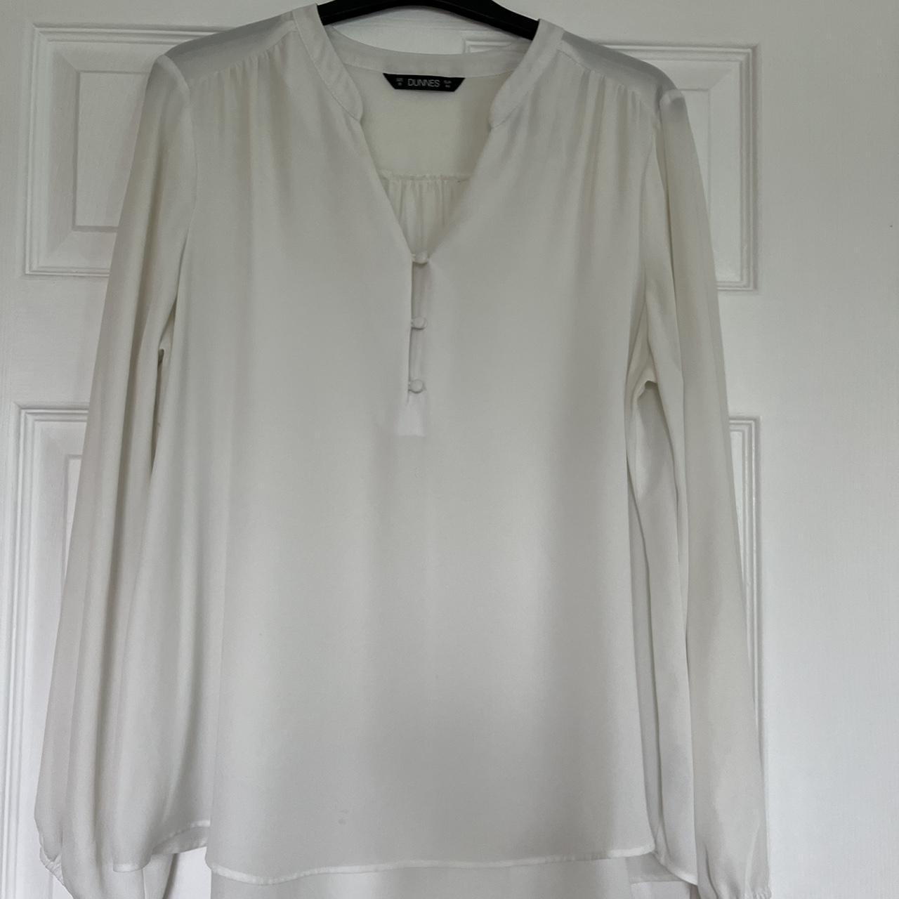 Ivory top from Dunnes Stores. Size UK16 and in great... - Depop