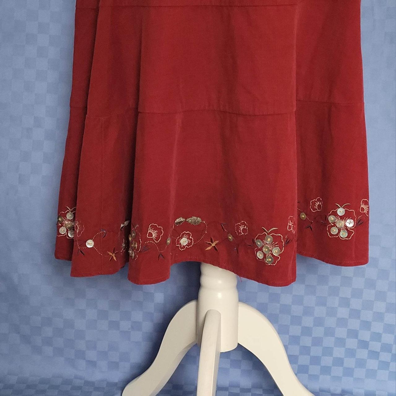 Wallis Women's Red Skirt | Depop