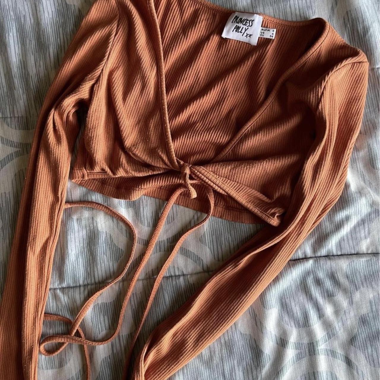 Princess Polly tie front top - Depop