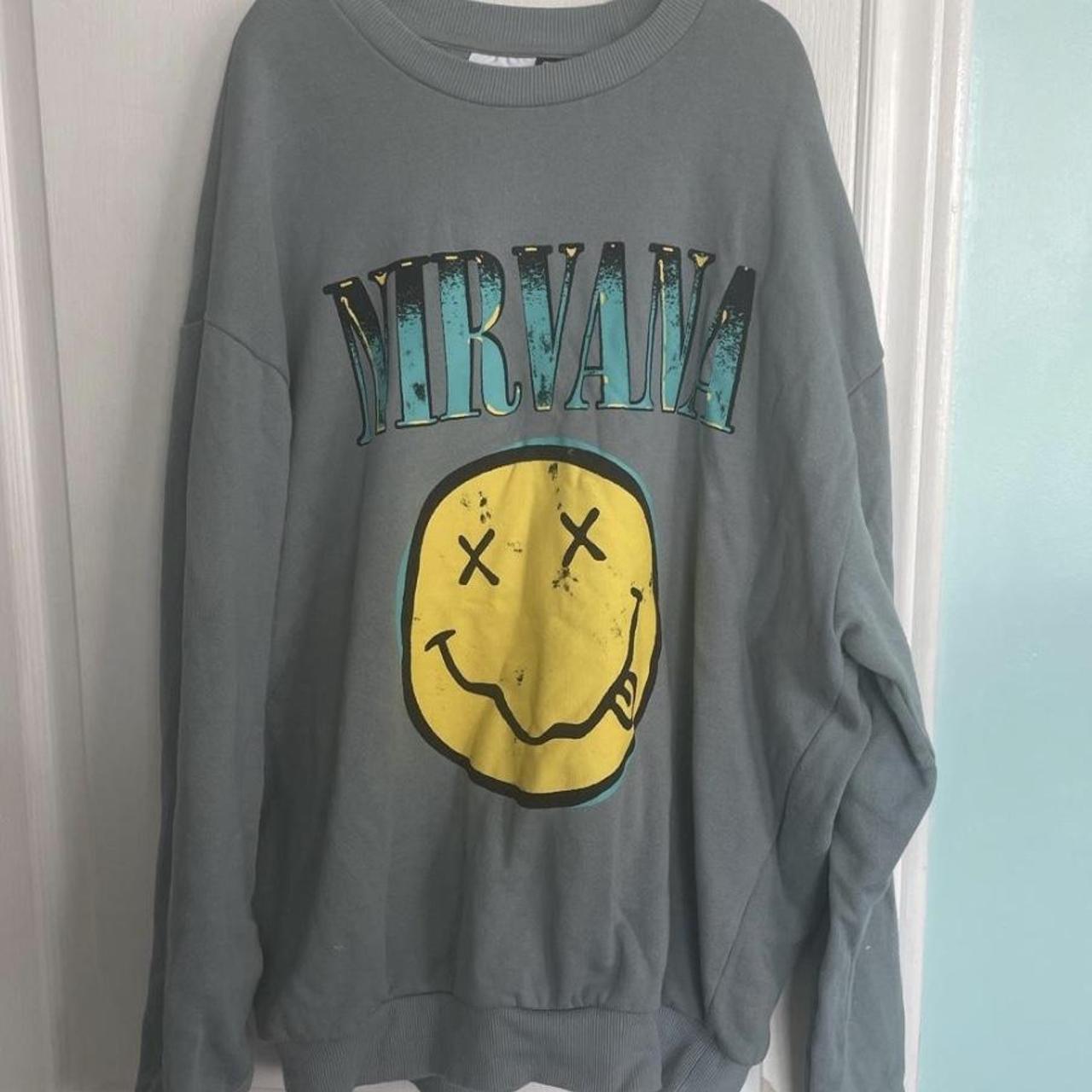 nirvana very oversized Sweater Nirvana Kurt... - Depop