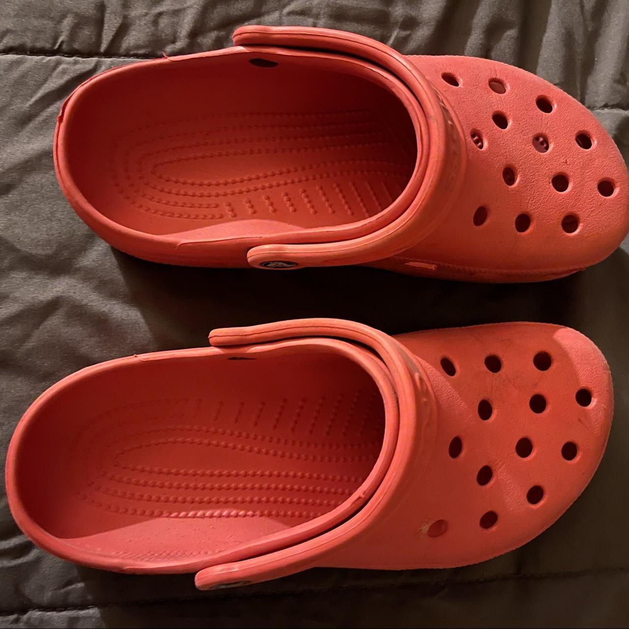 crocs! size 5/m 7/w. worn a few times (3 max), will... - Depop