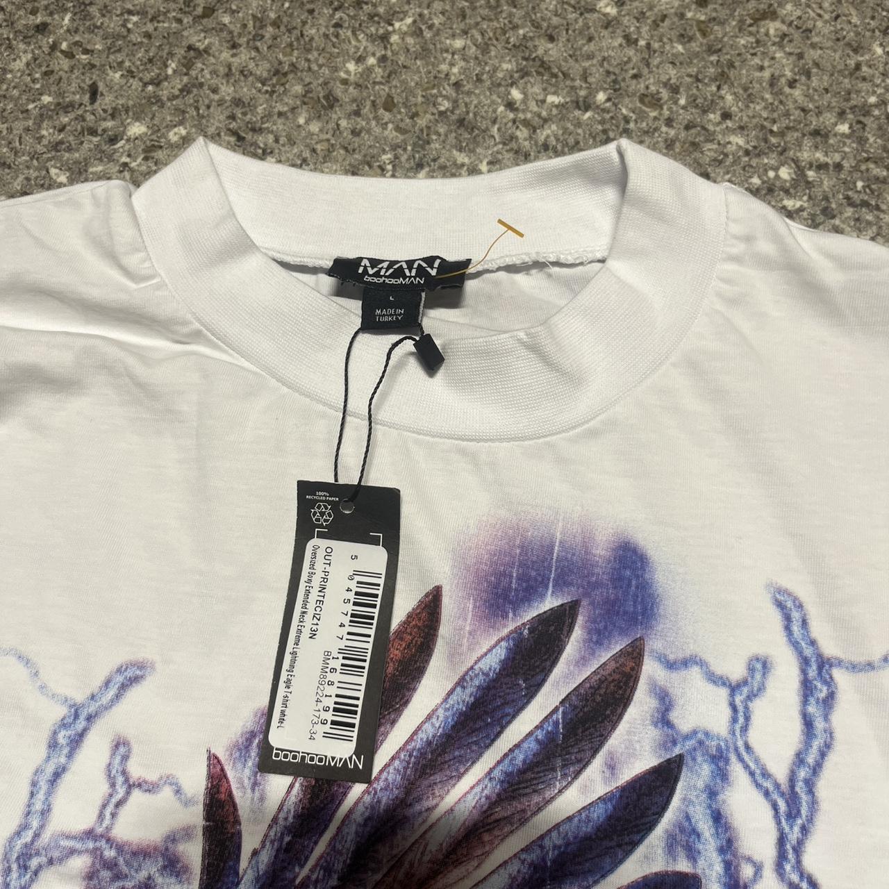 Y2K multi color eagle AOP tee. Tee is brand new with... | Depop