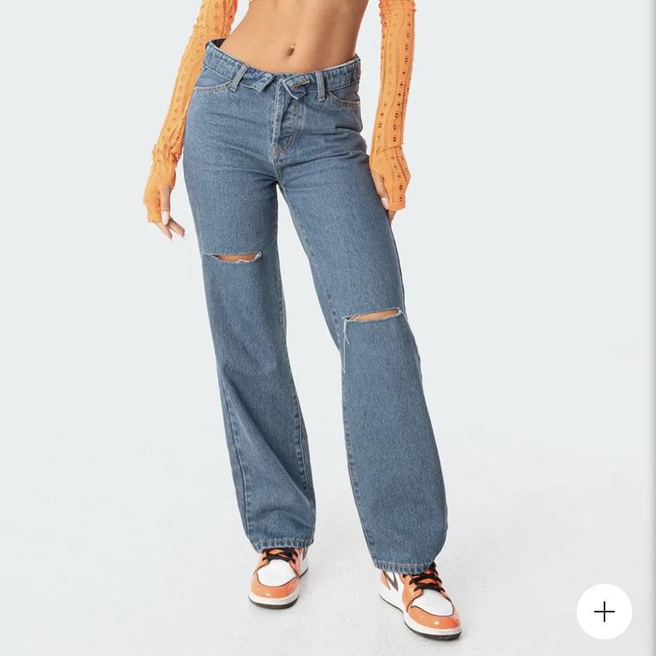 very cute edikted jeans Worn once cute but just dont... - Depop