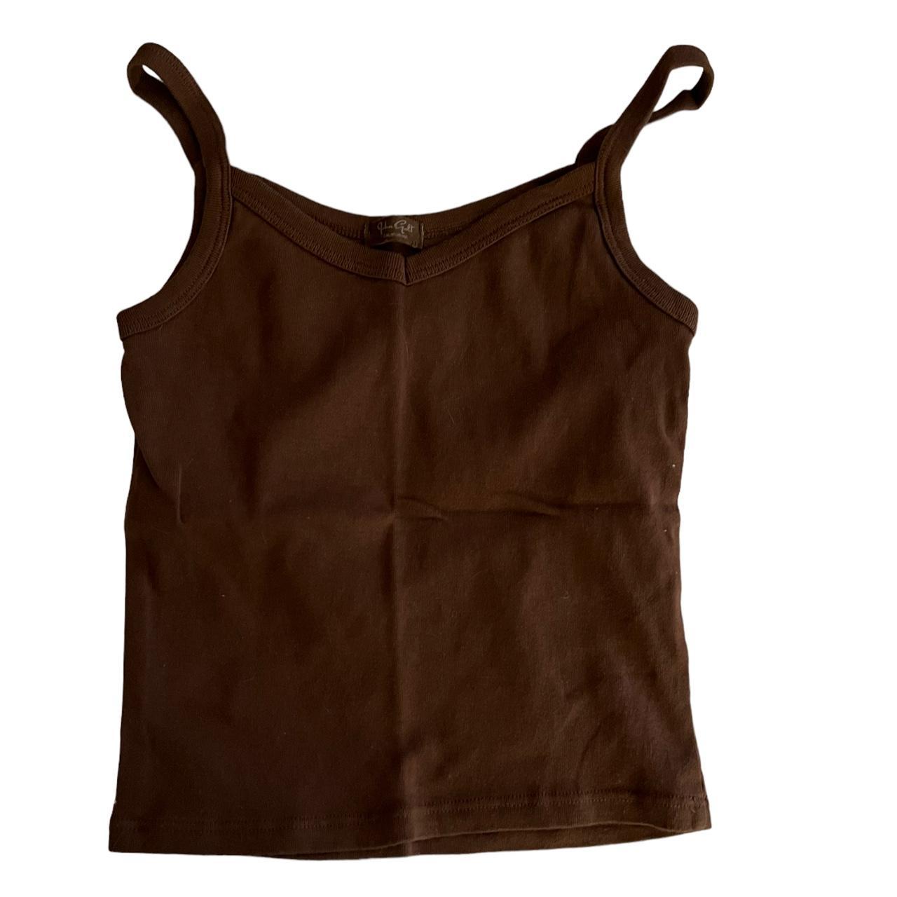 super cute brandy tank!! worn a few times, the lines... - Depop