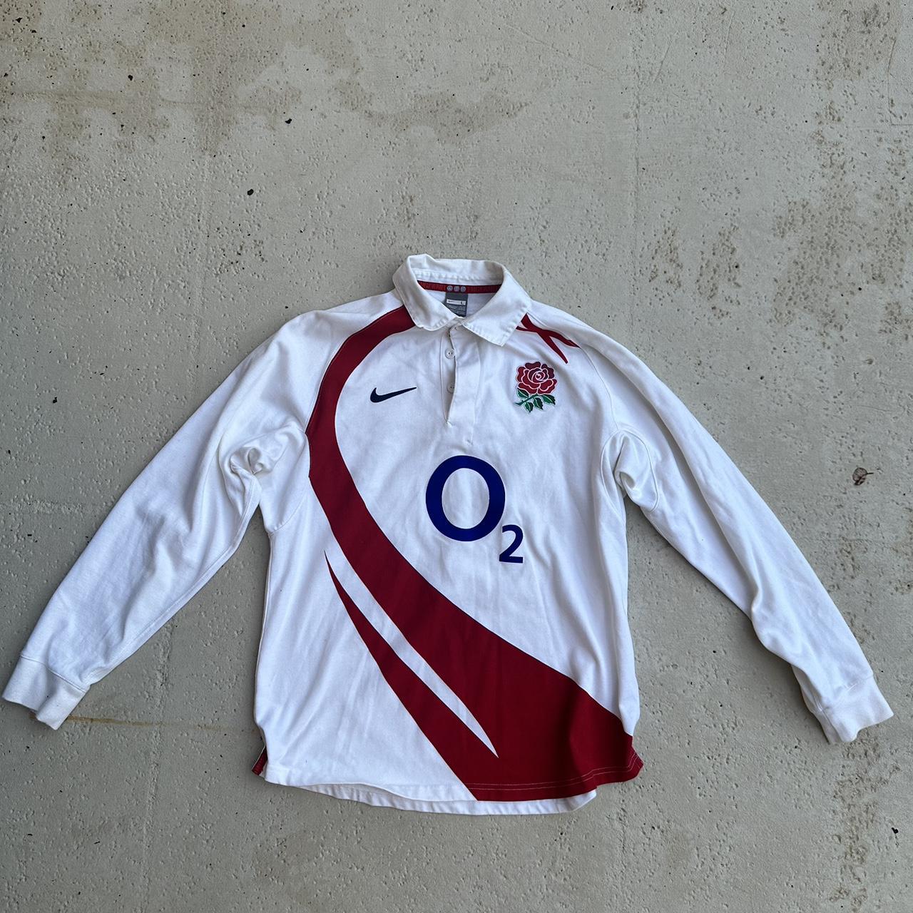Large Vintage England Long Sleeve Jersey. Extremely... - Depop