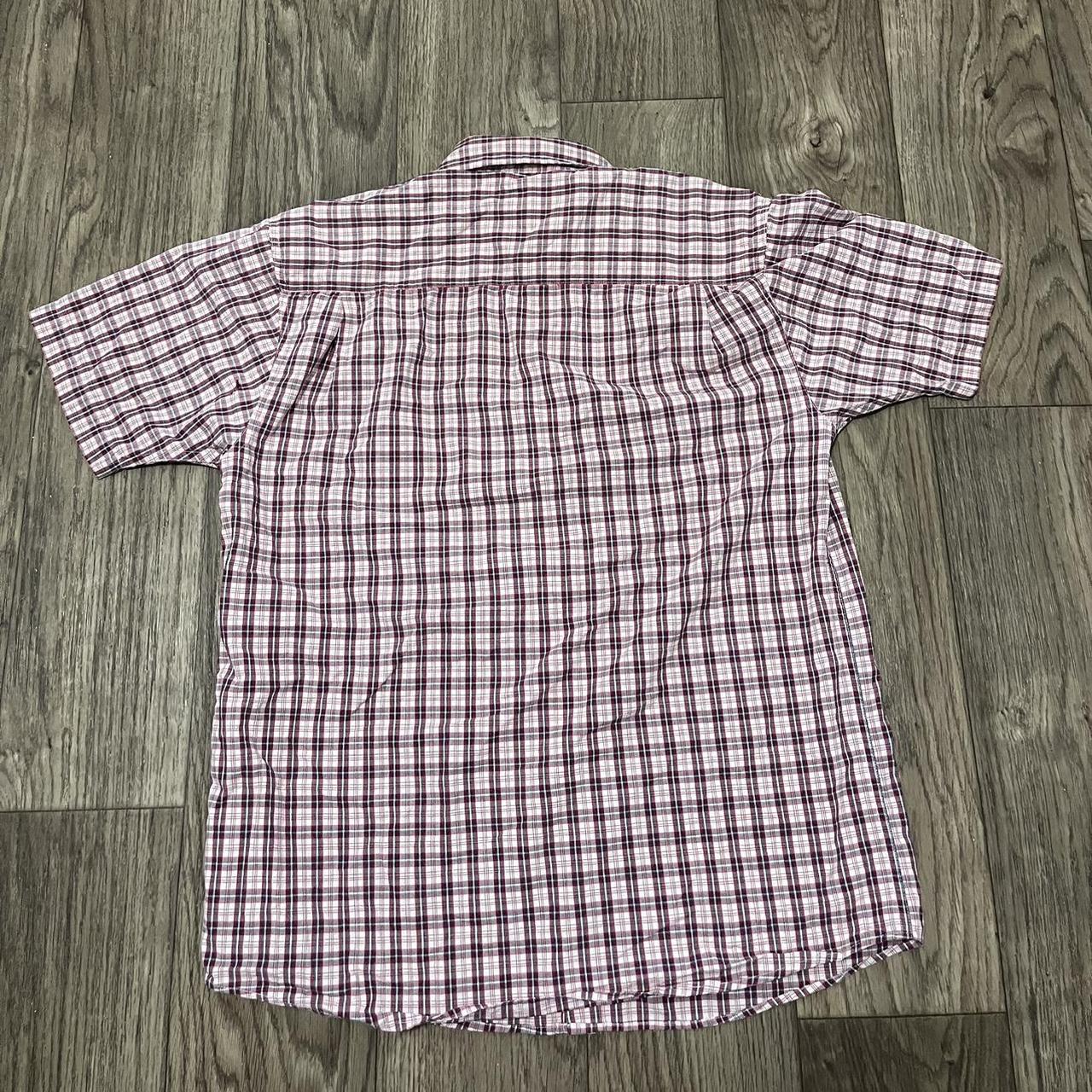 plaid wrangler button up size medium - Depop