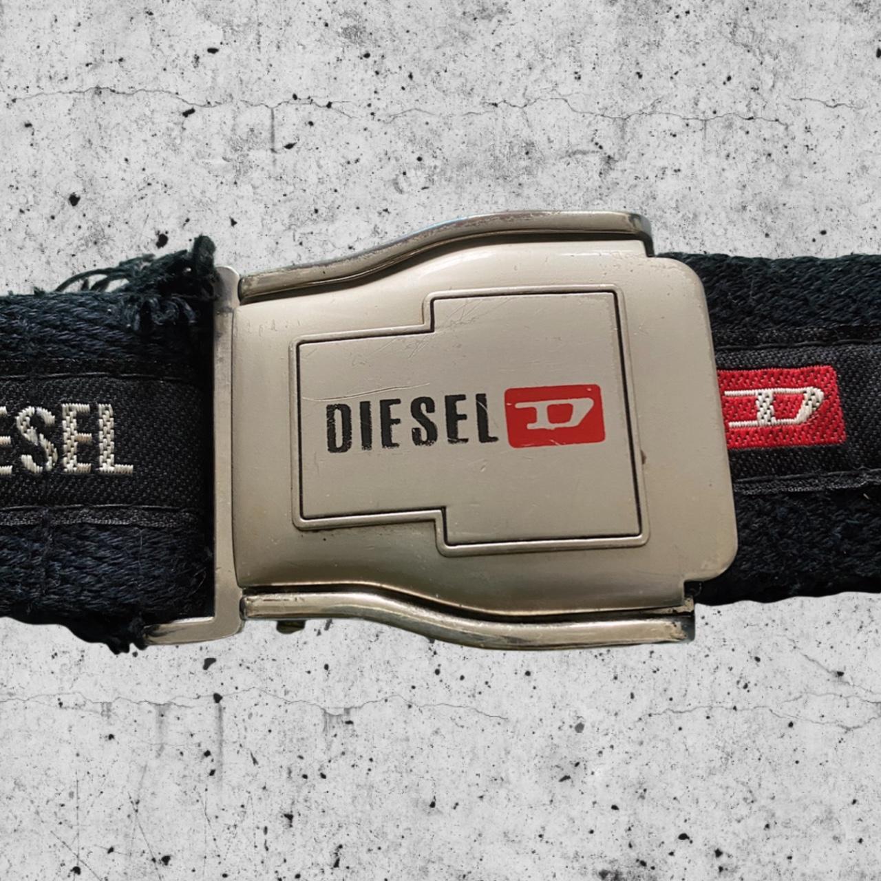 Diesel rare black and silver metal... - Depop