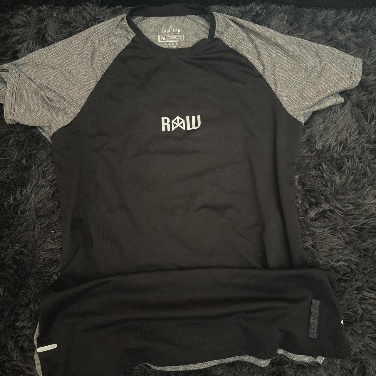 Rawgear Tee ——————— Size medium ( tight fit on arms... - Depop