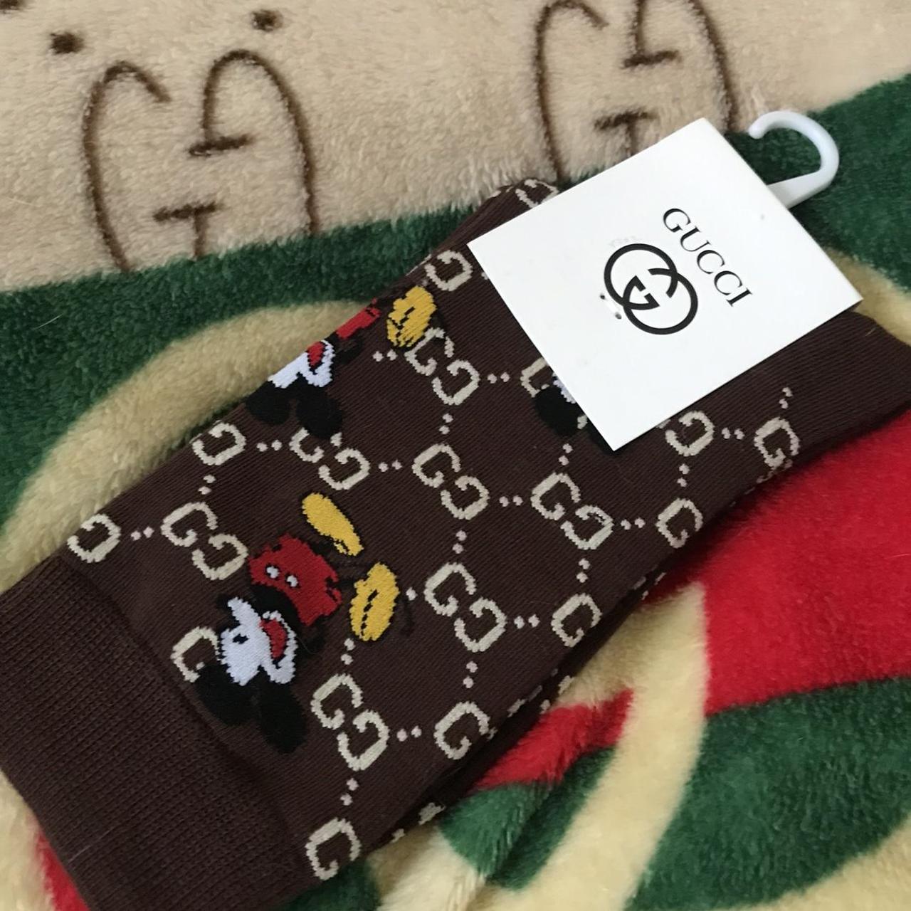 Brown GG Socks. MickeyGucci Designer Fashion. Brown,... - Depop
