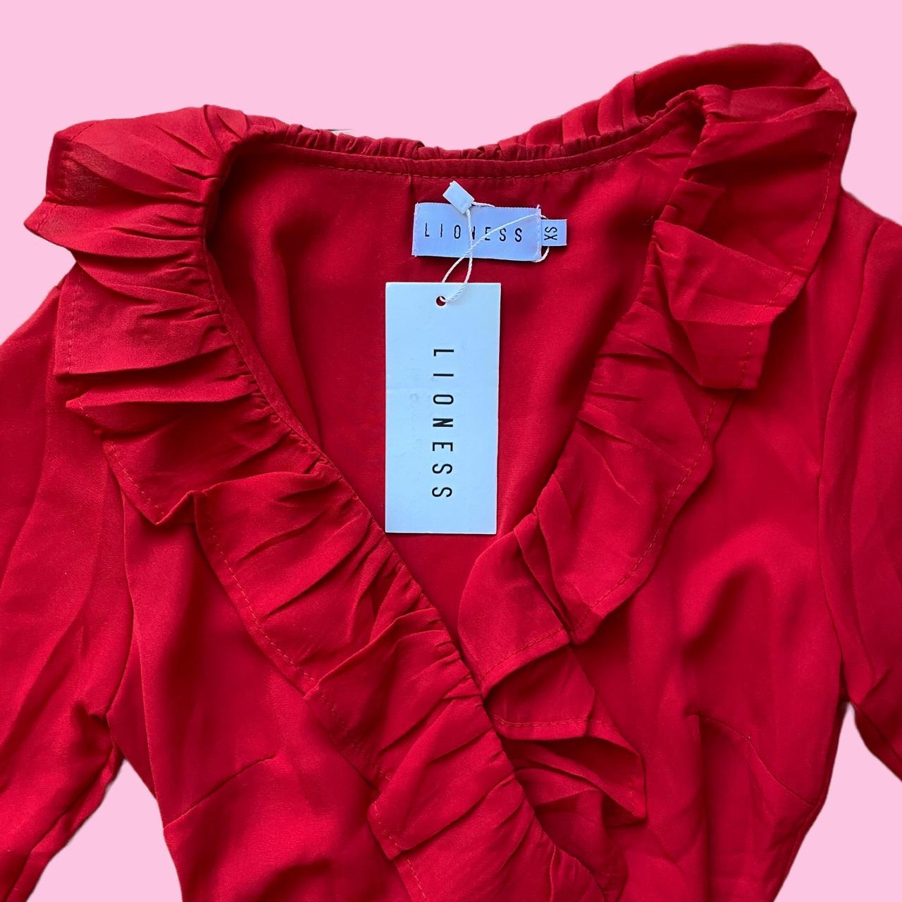 Lioness Women's Red Dress | Depop