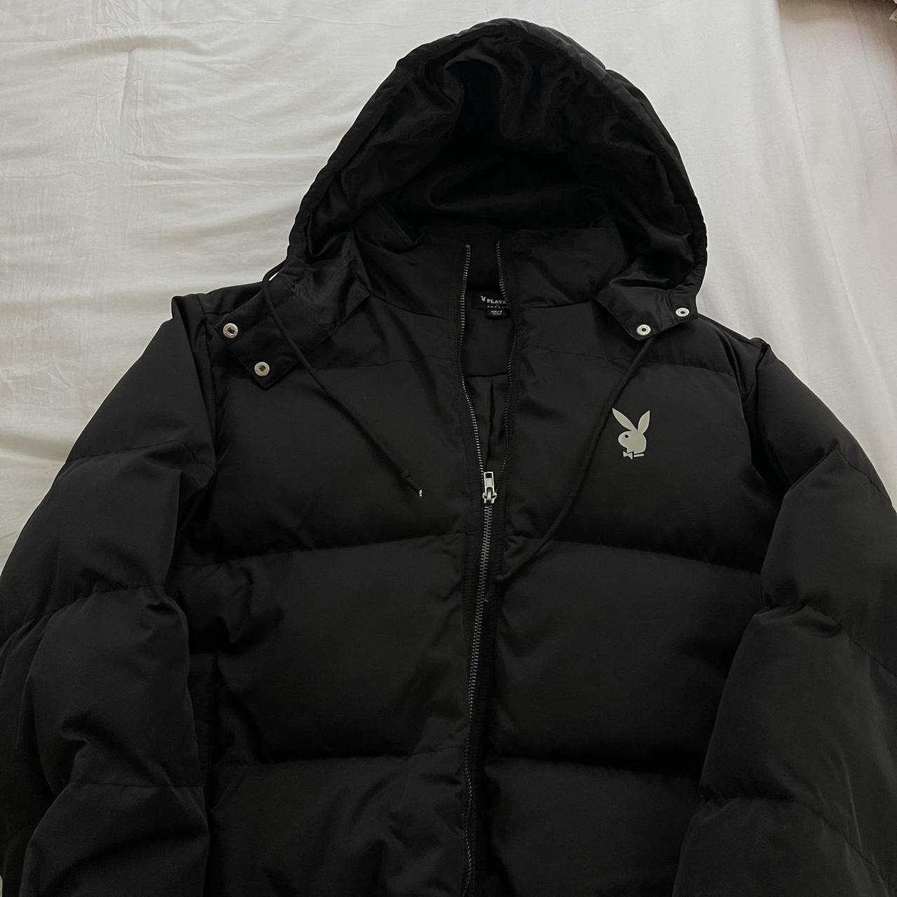 Playboy Puffer Jacket • worn a couple times, no... | Depop