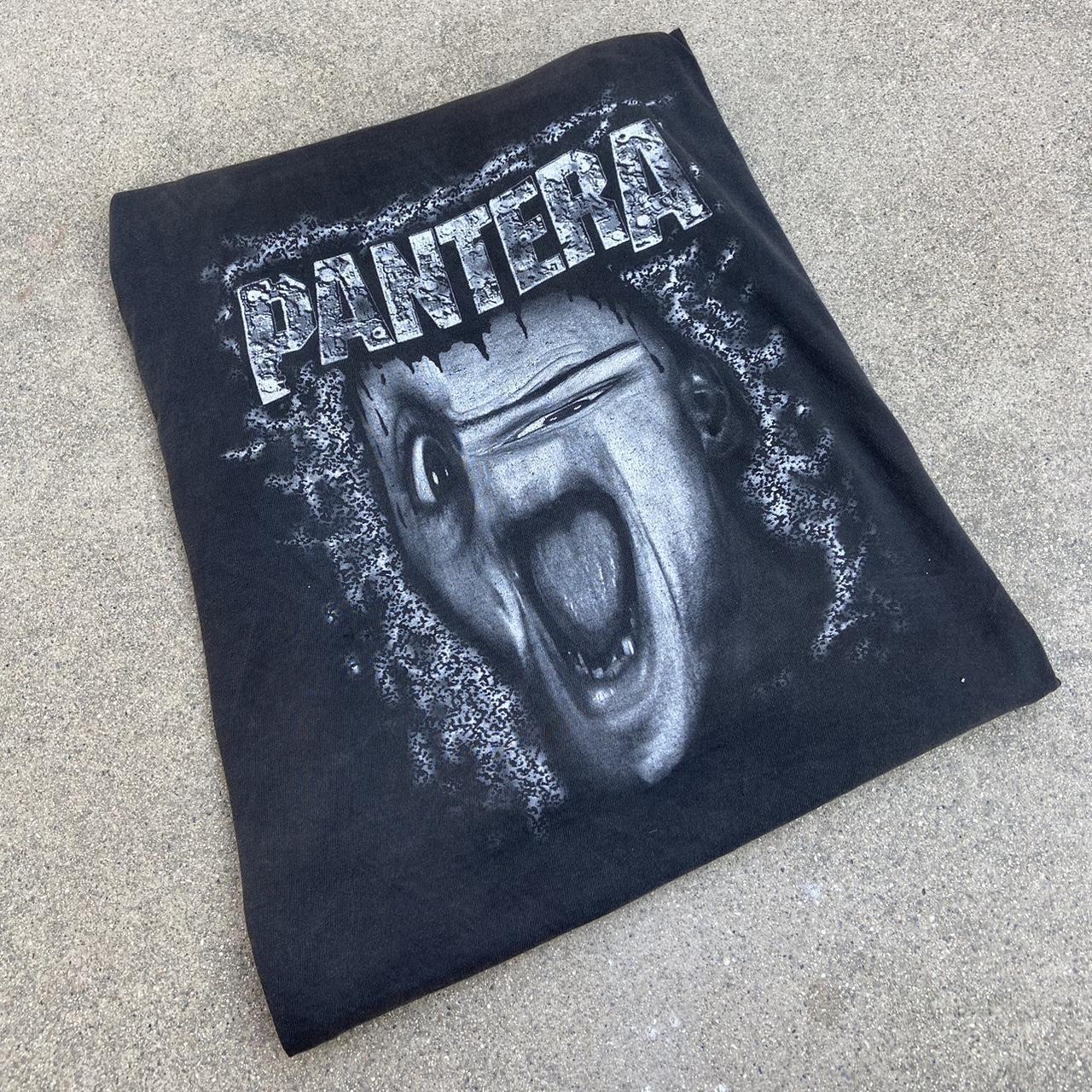 Rare Vintage 90s Pantera band T shirt single stitch... - Depop