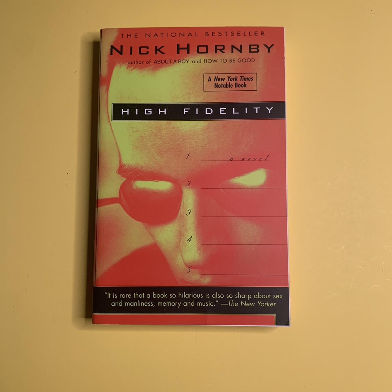 Nick Hornby “High Fidelity”. Paperback in excellent... - Depop